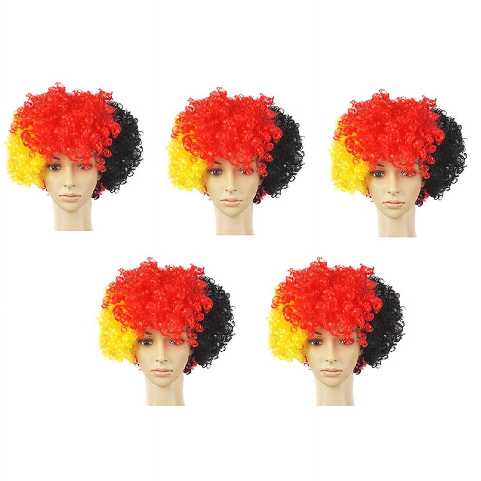 Winyuyby Universal Football Cap Men Women Wig Hat Breathable Soft for ...