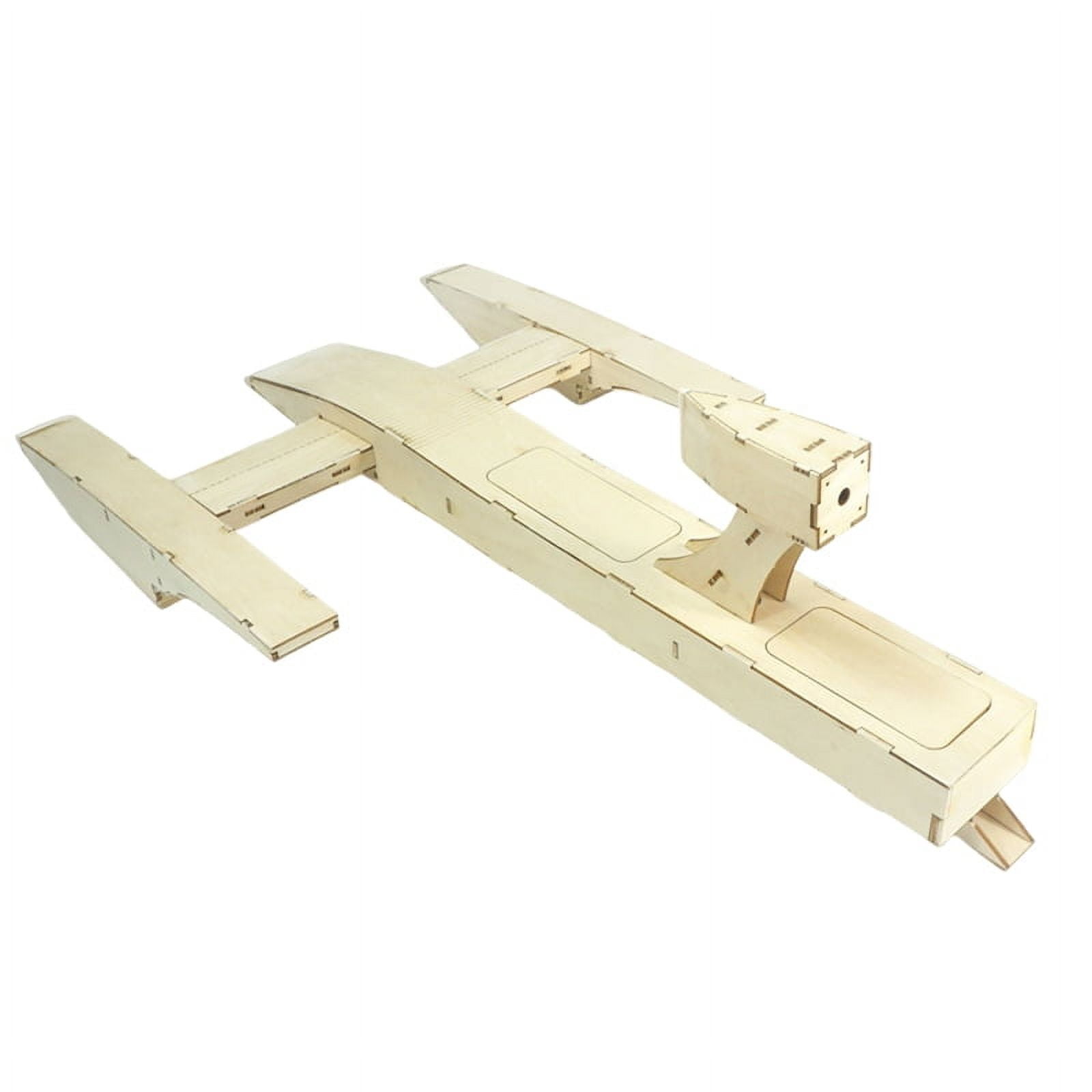 Winyuyby Wood Electric RC Speed Boat Air Boat Speed Racing Boat Radio ...