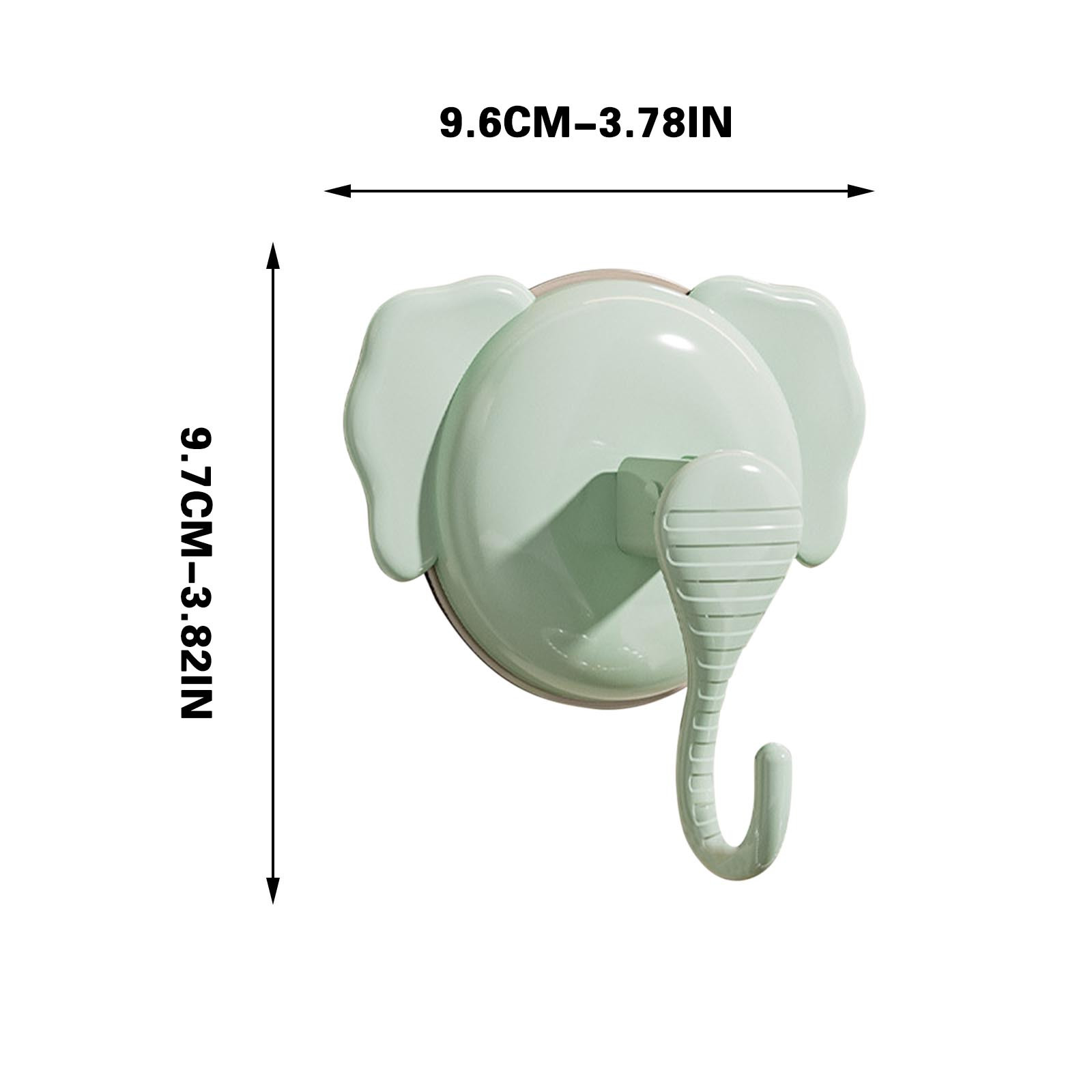 Wioihee 1 Pack Suction Cup Hooks, Heavy-Duty Reusable Wreath Hangers ...