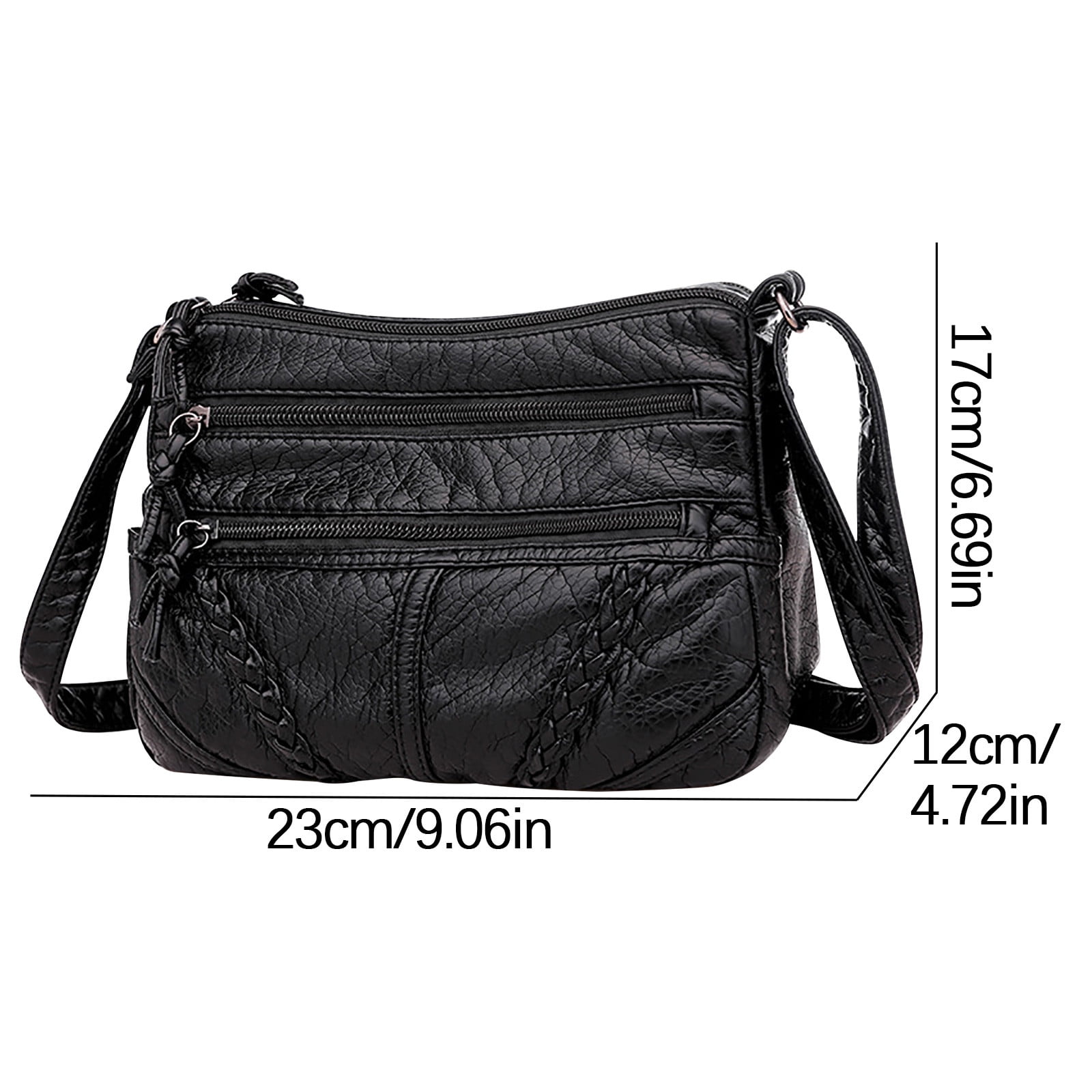 Wioihee Under $2.00 Purses for Women Pocketbooks Soft PU Leather Ladies ...