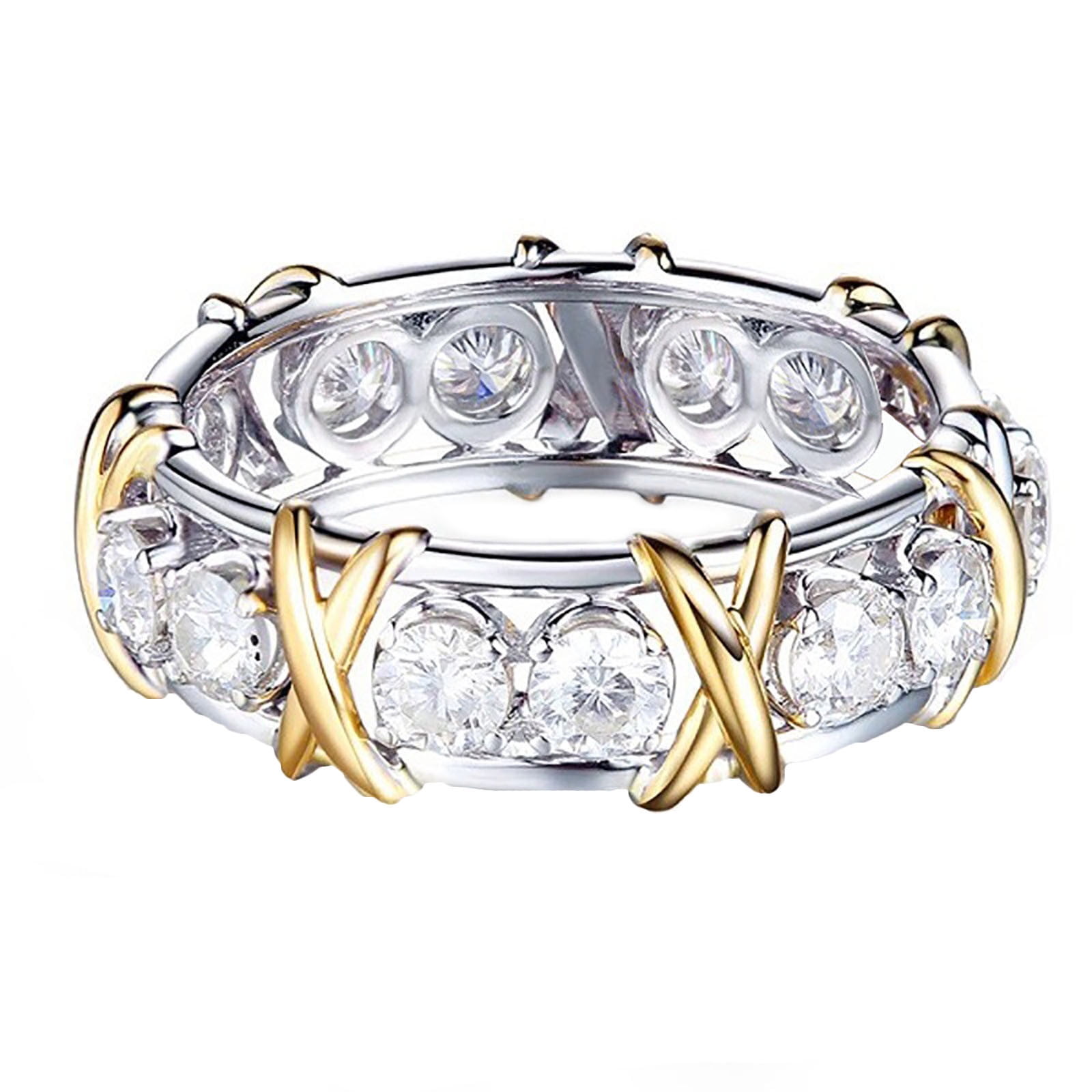 Wioihee Moissanite Rings 1PCS Engagement Rings Set for Women Oval Cubic ...