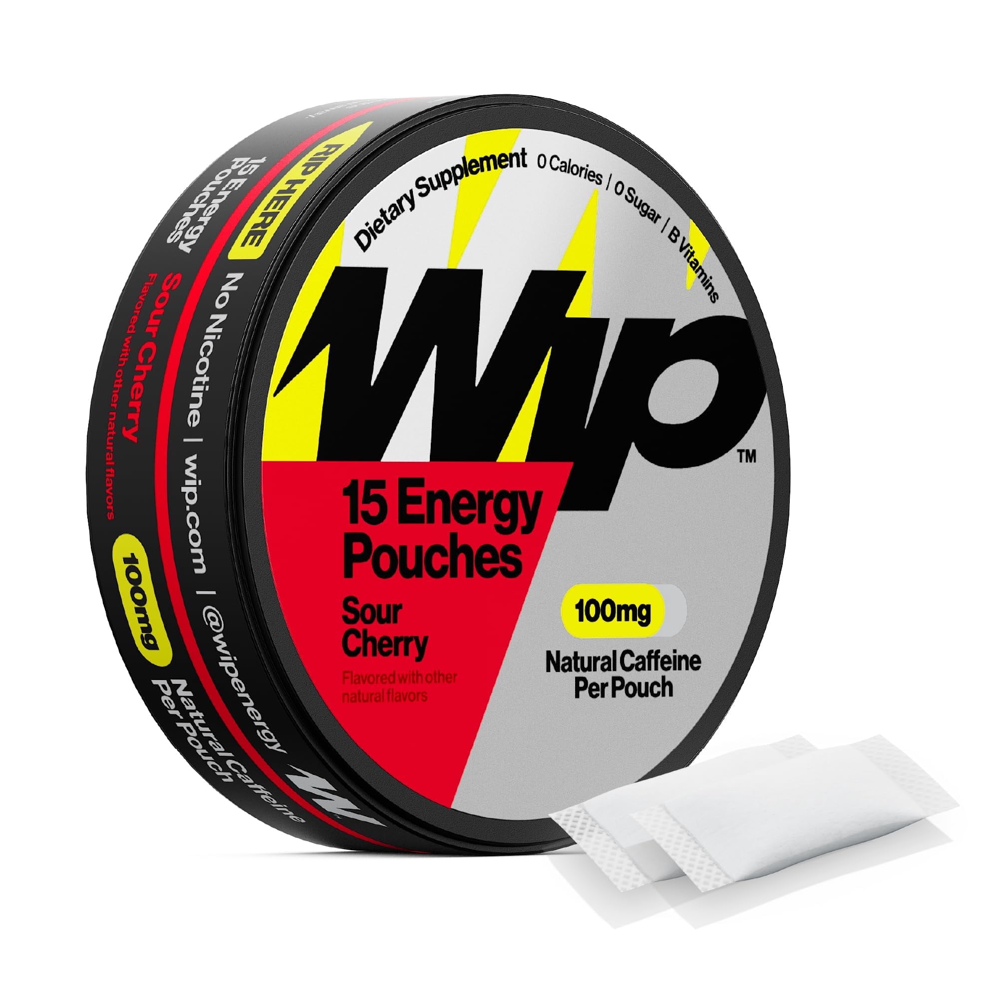 Wip Energy Pouches | 100mg Natural Caffeine | Vitamins and Minerals ...