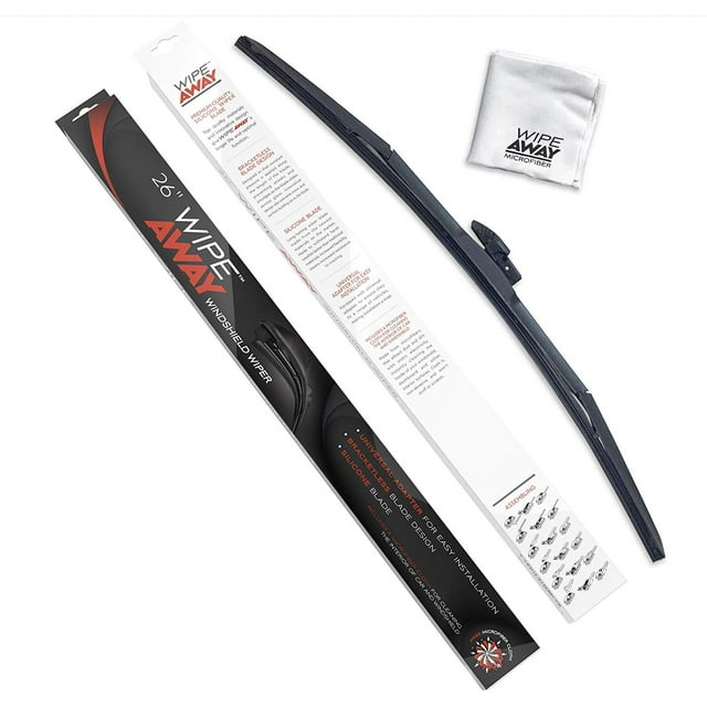 Wipe Away Silicone Windshield Wiper Blades 26 Inch 1 Piece AD-519C-26 ...