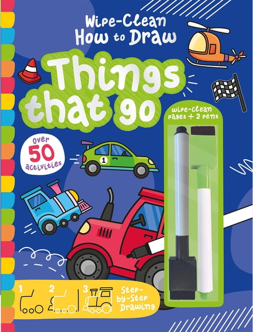 Wipe-Clean How to Draw Wipe-Clean How to Draw Things That Go ...