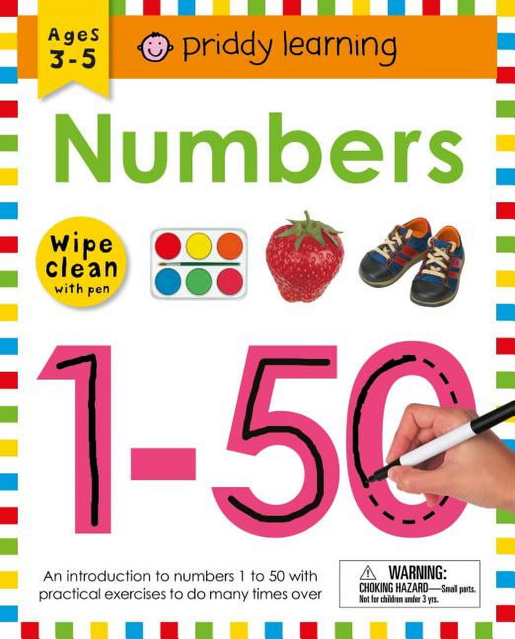 Wipe Clean Learning Books Wipe Clean Workbook: Numbers 1-50: Ages 3-5 ...