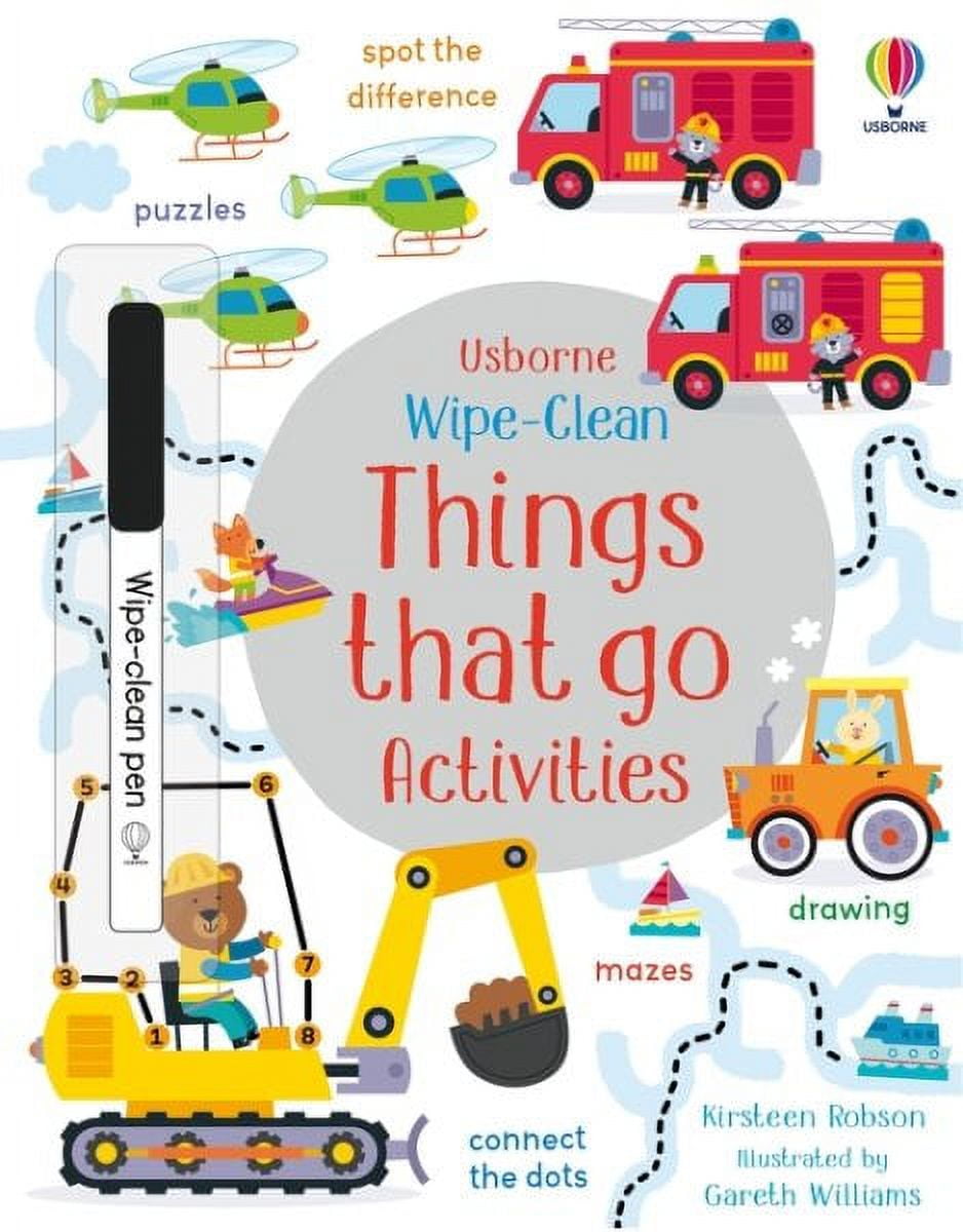 Wipe-Clean Things That Go Activities - Walmart.com