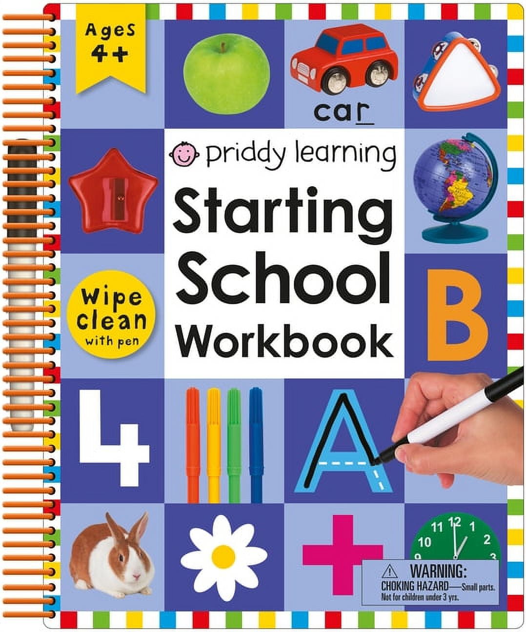 Roger Priddy's Wipe Clean: Starting School Workbook - Kindergarten ...