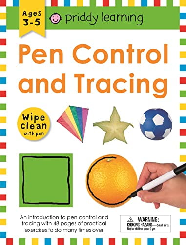 Pre-Owned Wipe Clean Workbook: Pen Control and Tracing enclosed spiral ...