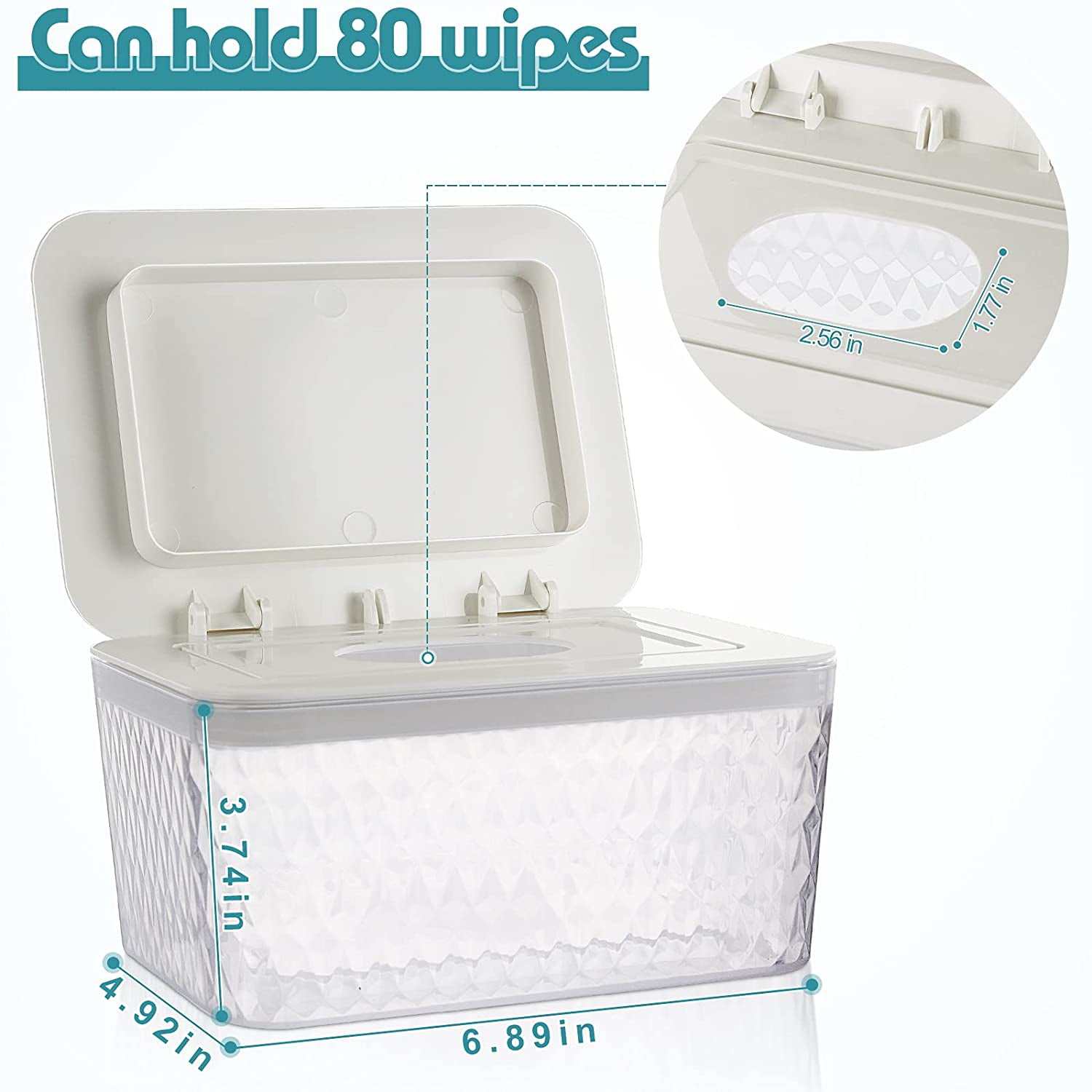 Wipe Holder, Large Capacity Wipe Holder Seal, Wipes Case Dustproof ...