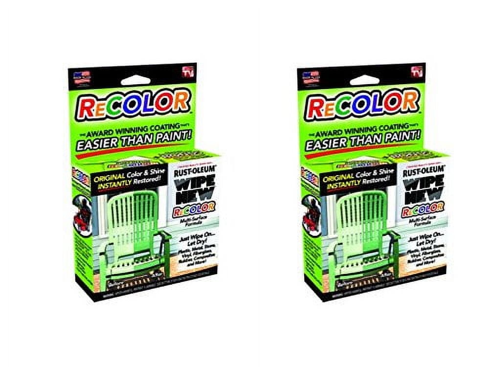 Wipe New - 2 Set Recolor Furniture Restorer, Wipe-On Applicator, Shine ...