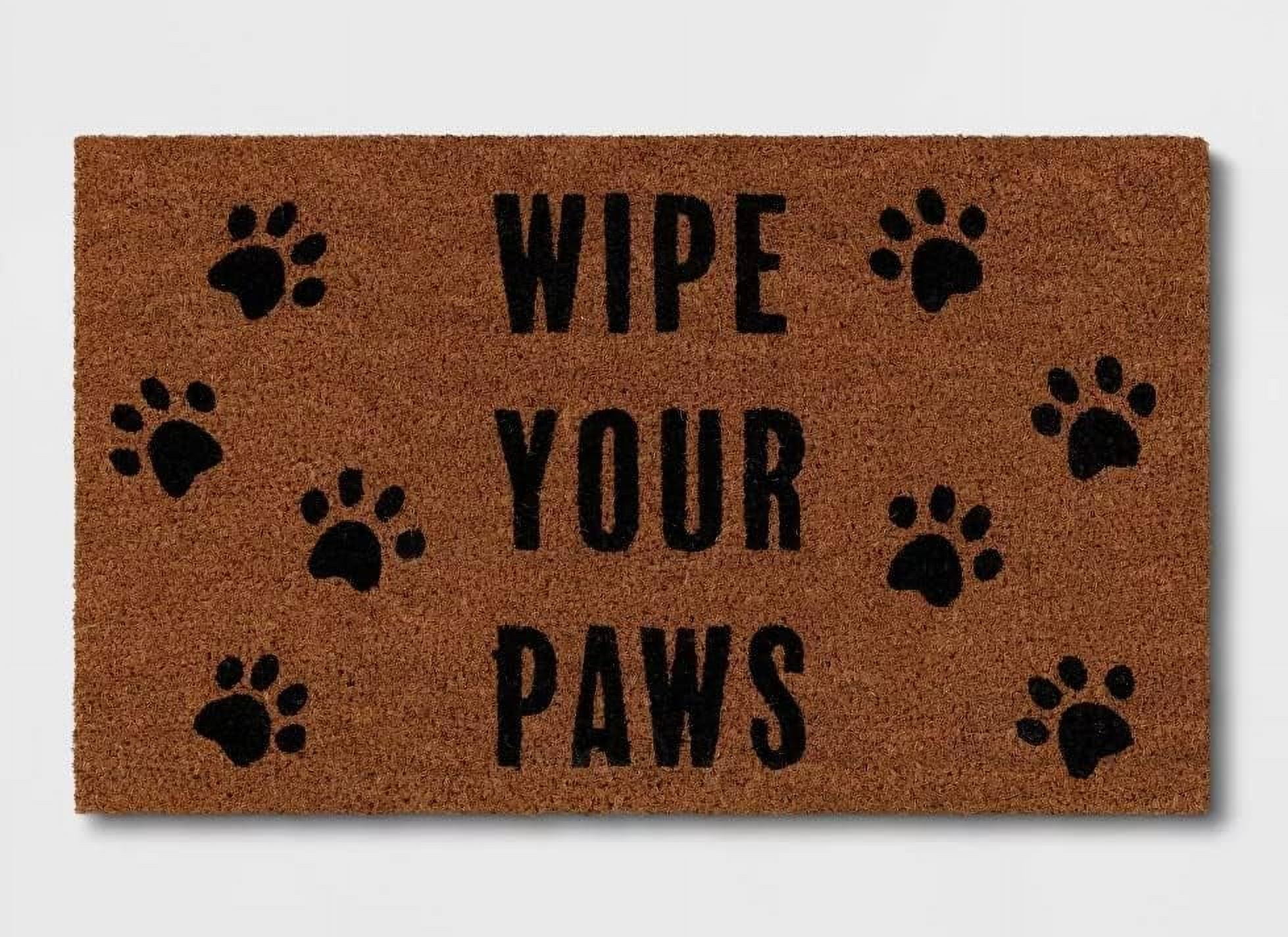 Wipe Your Paws Doormat Natural Easy to Clean Entry Mat for Outdoor and ...