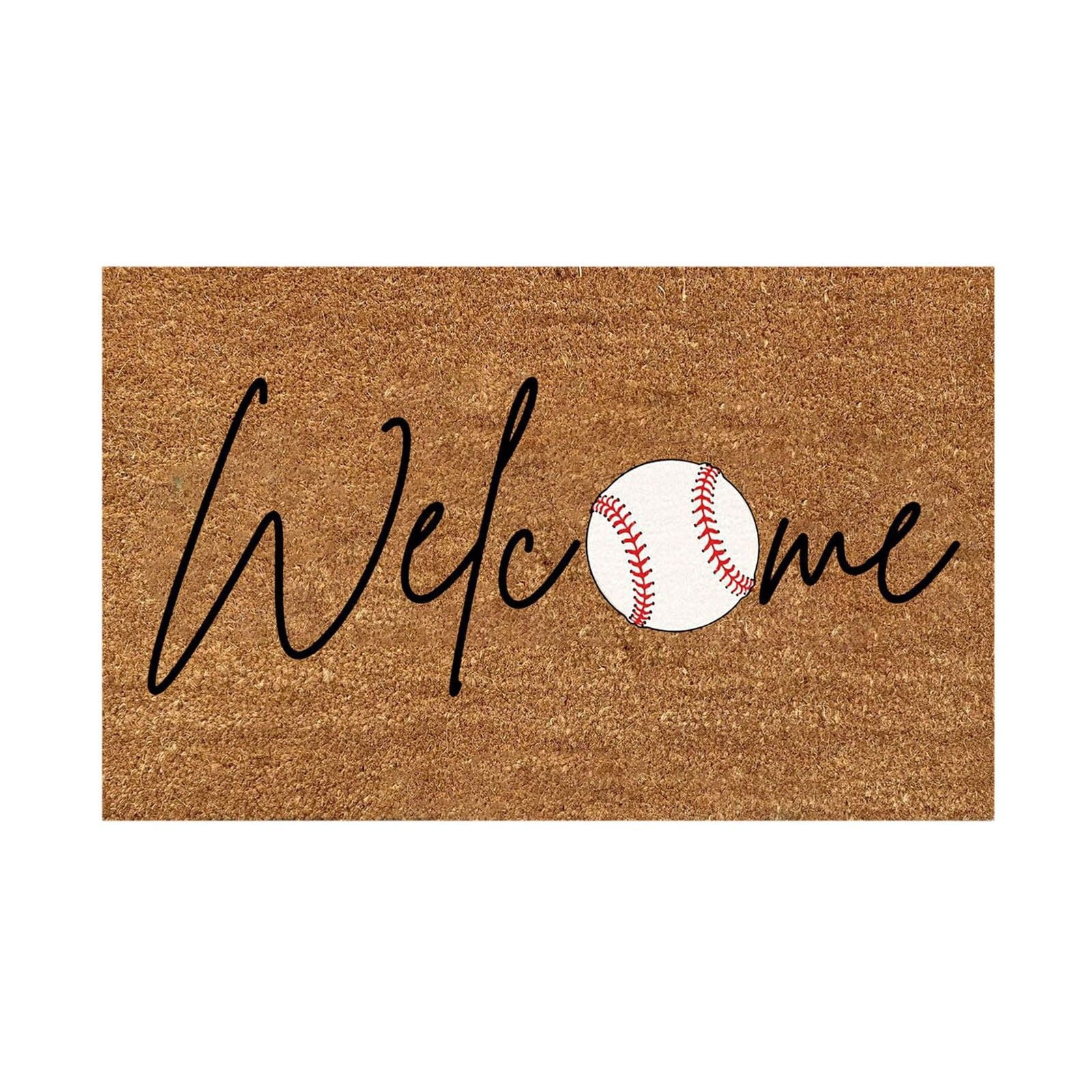 Wipe Your Paws Coir Doormat Cute Dog Paw Print Pet Welcome Front Door ...