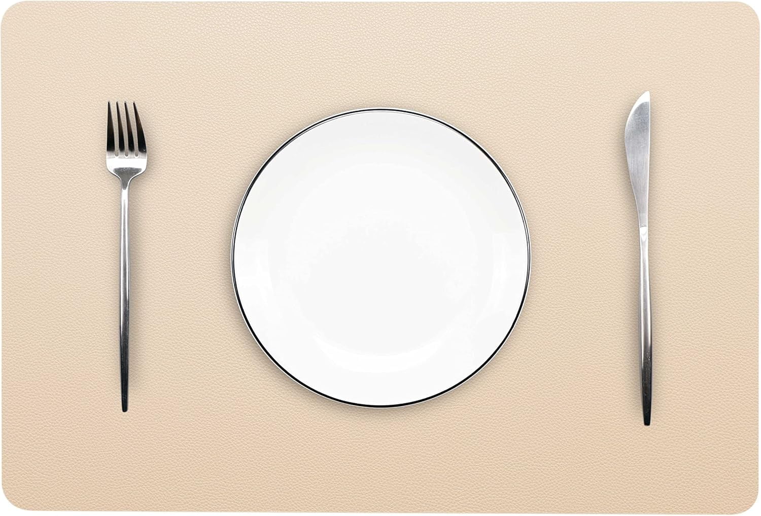 Wipeable Placemats Leather Table Mats Waterproof Heat-Resistant Easy to ...