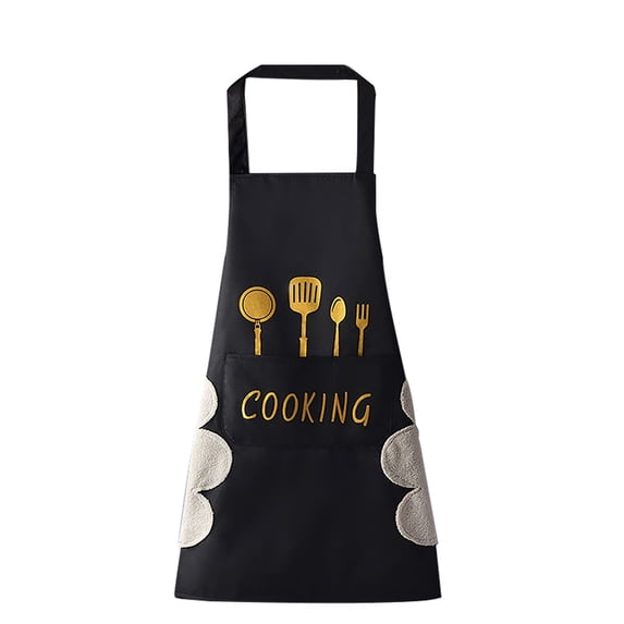 Wipeable Waterproof PVC Apron Fashion Cooking Apron for Women Home ...