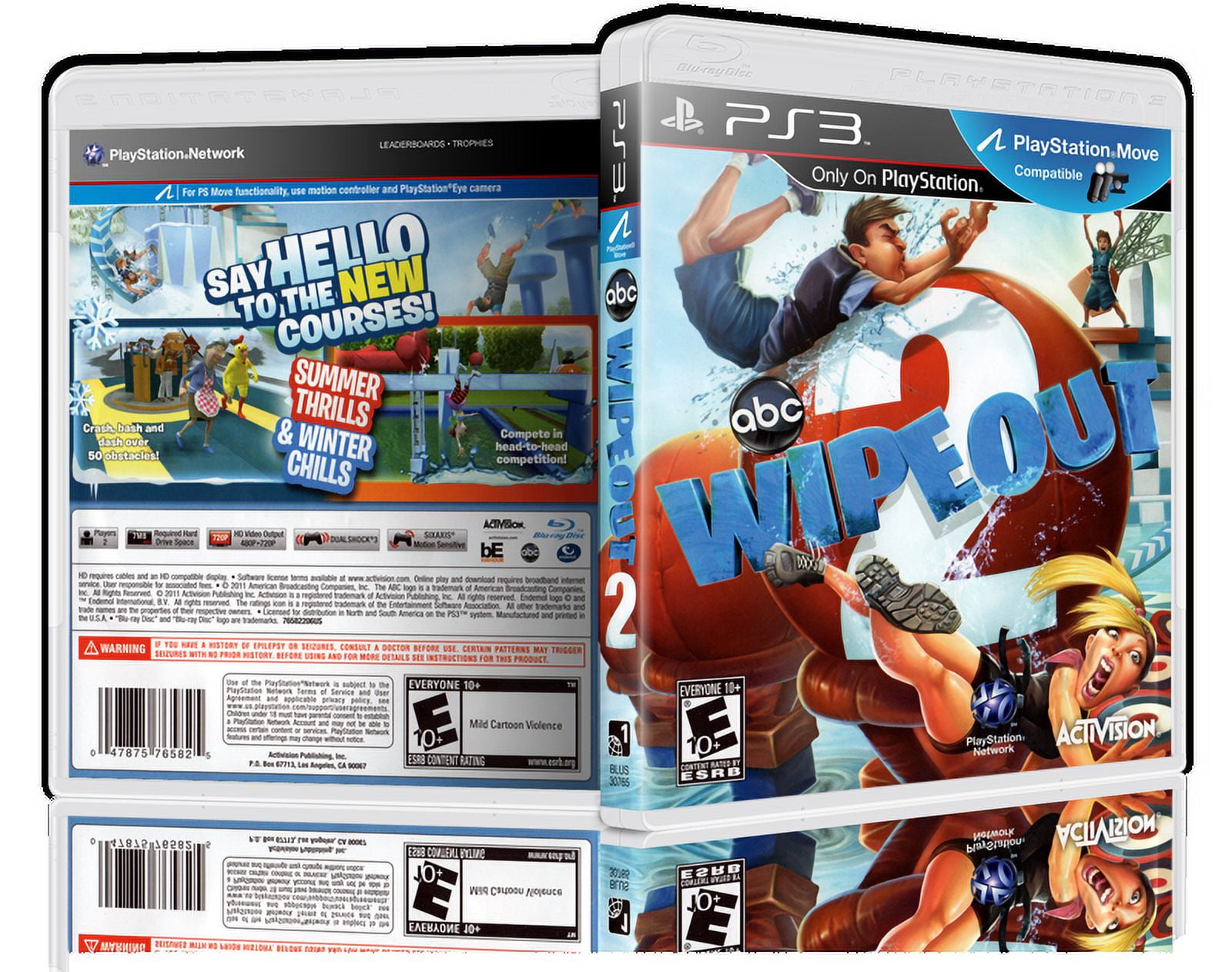 Wipeout 2 - Replacement PS3 Cover and Case. NO GAME!! - Walmart.com