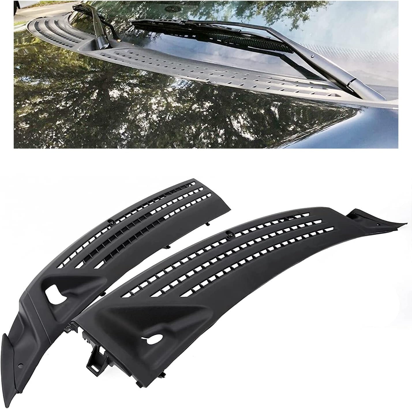Wiper Cowl Cover Panel Compatible with 2004-2008 F150 2006-2007 Mark LT ...