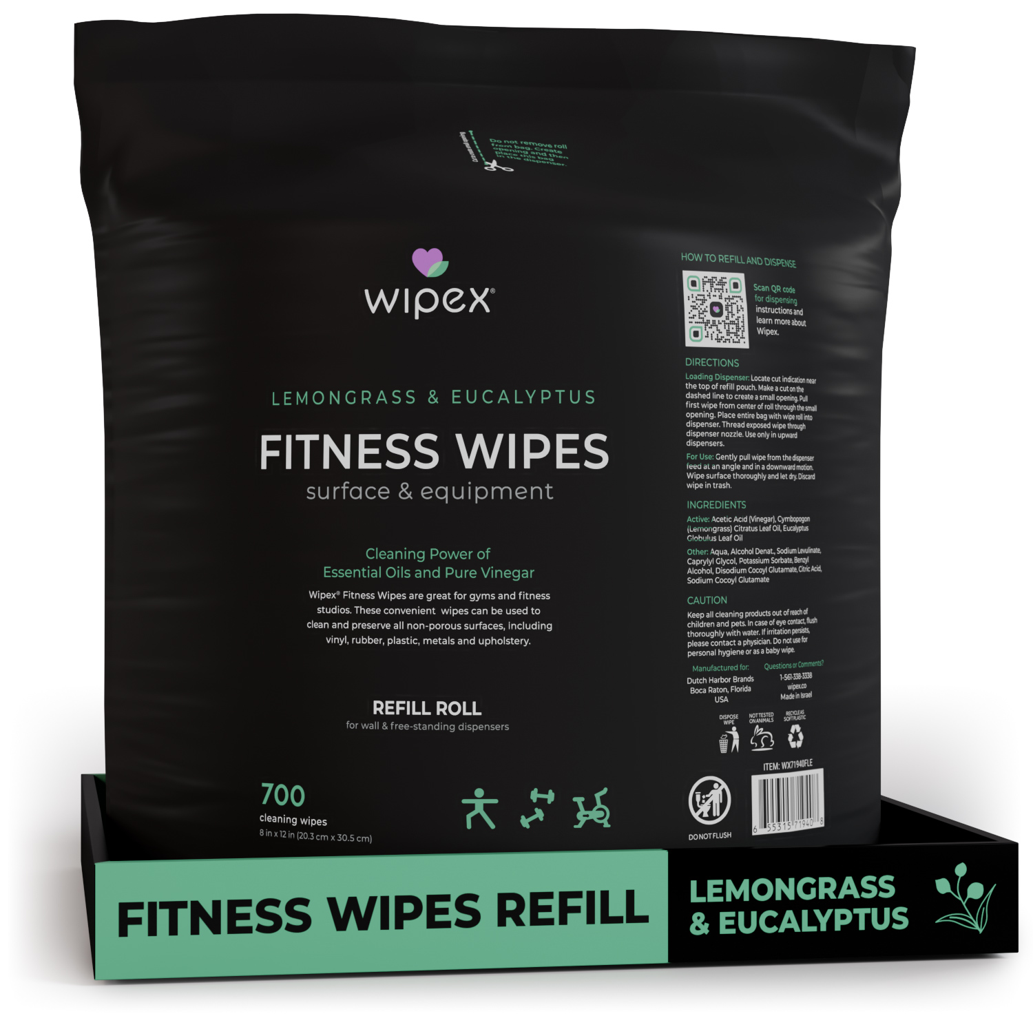 Wipex Table Bussers Natural Surface Cleaning Wipes, Restaurants, Homes ...