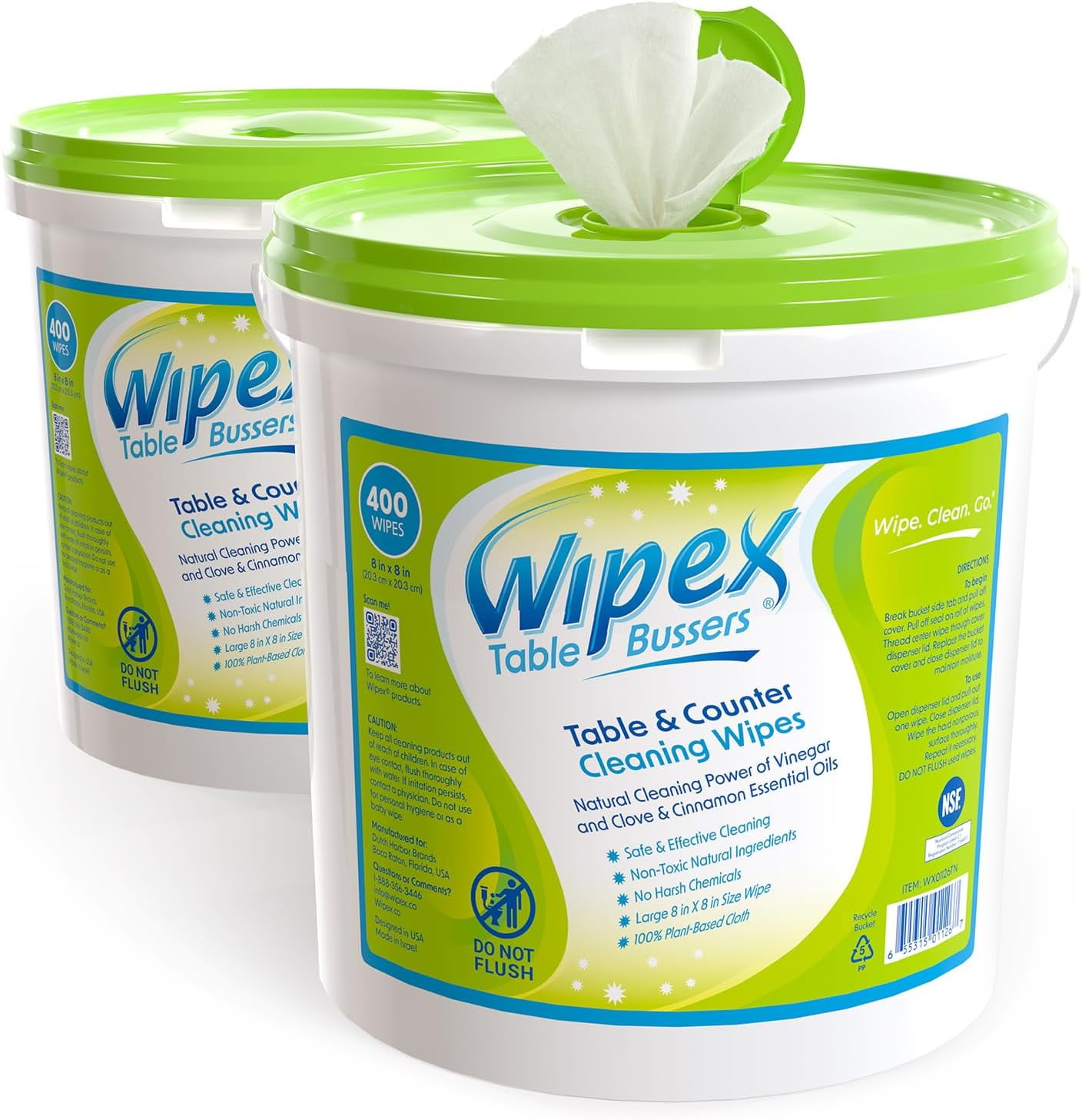 Wipex Table Bussers - Natural Cleaning Wipes | Table Cleaning Quick ...
