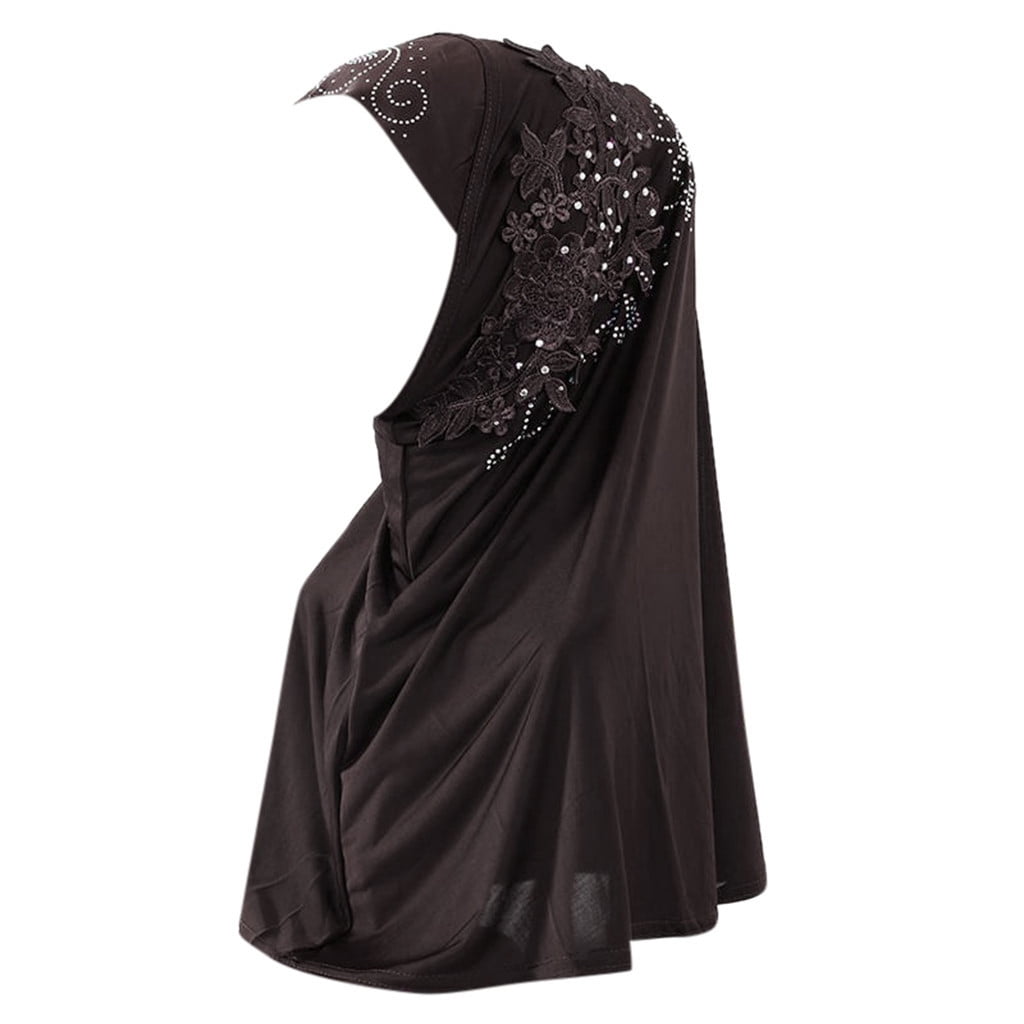 Wipya Slip On Hijab Scarf With Double Loop Design Crepe Modest Head ...