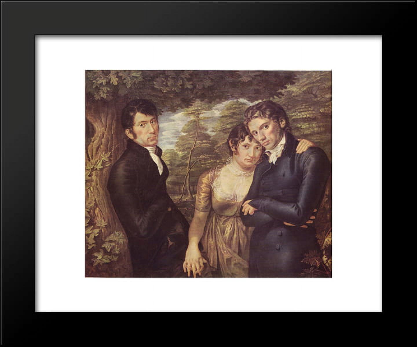 Wir drei 20x24 Framed Art Print by Philipp Otto Runge - Walmart.com