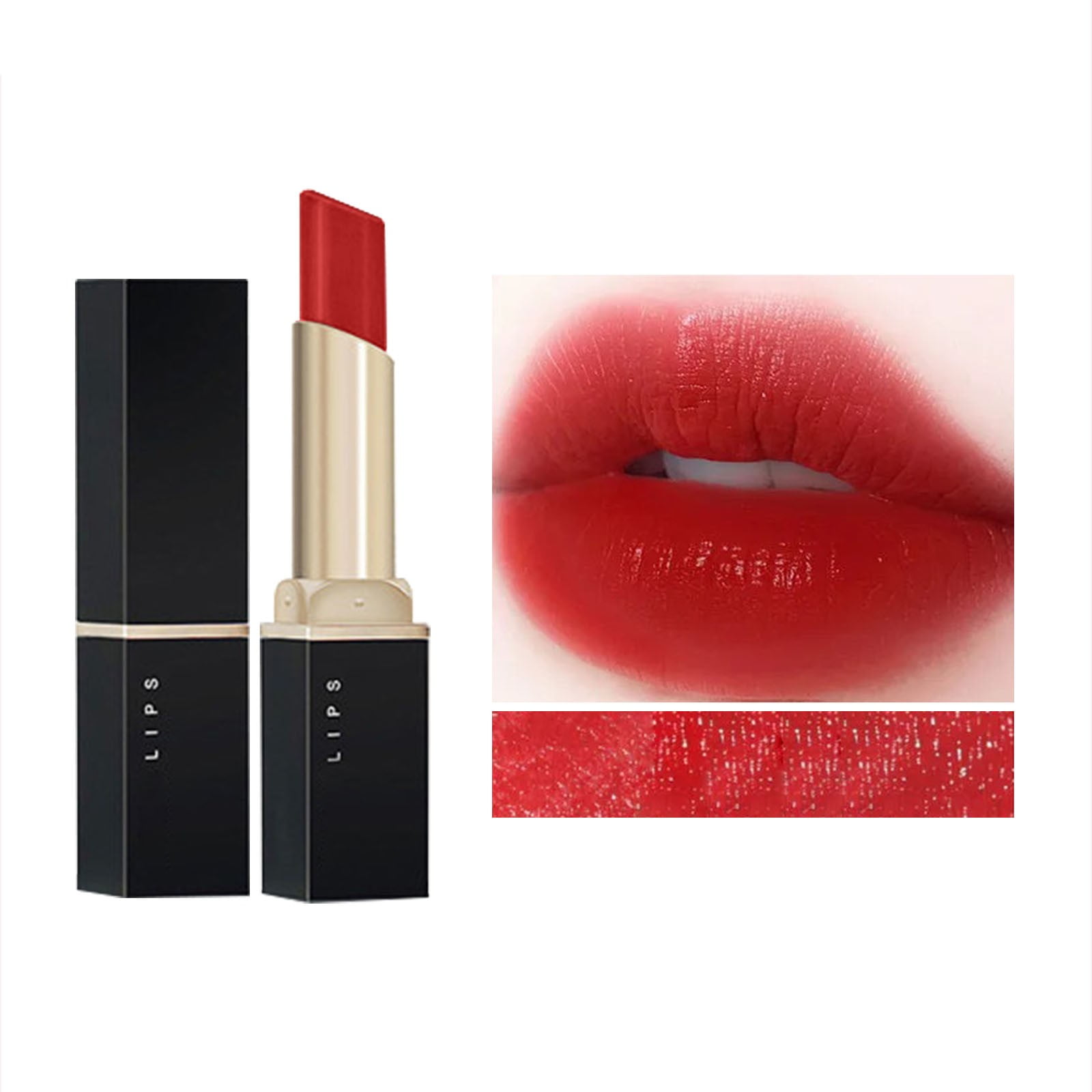 Wiradney Lipstick Red Lipstick Non Staining Cup Lipstick Non Fading ...