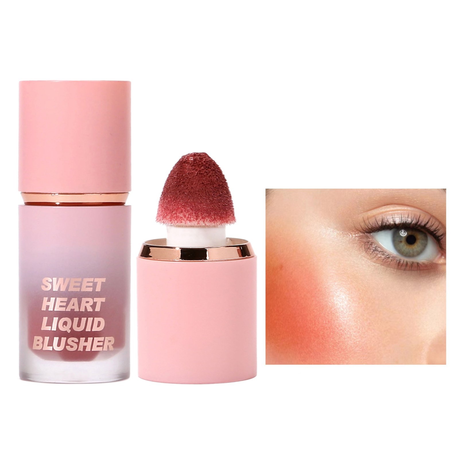 Wiradney Liquid Powder Blusher Good Look Matt Clear Natural Powder ...