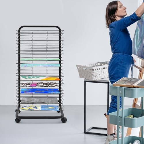 Wire Art Drying Rack, 25 Layers Stackable Metal Stainless Steel Art ...