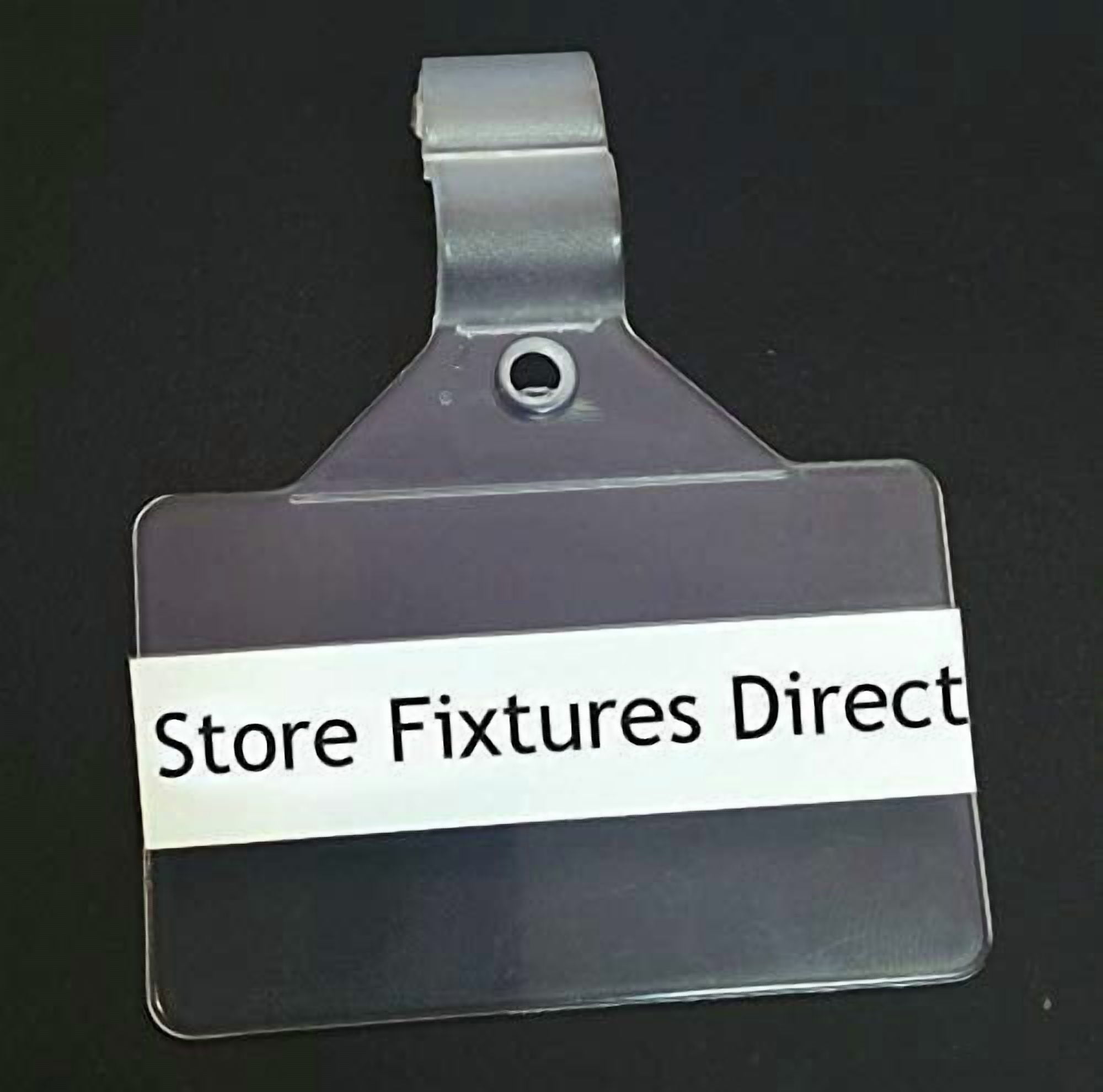 Wire Basket Label Holders, Plastic Sign Clip for 3/8" Wire Racks ...