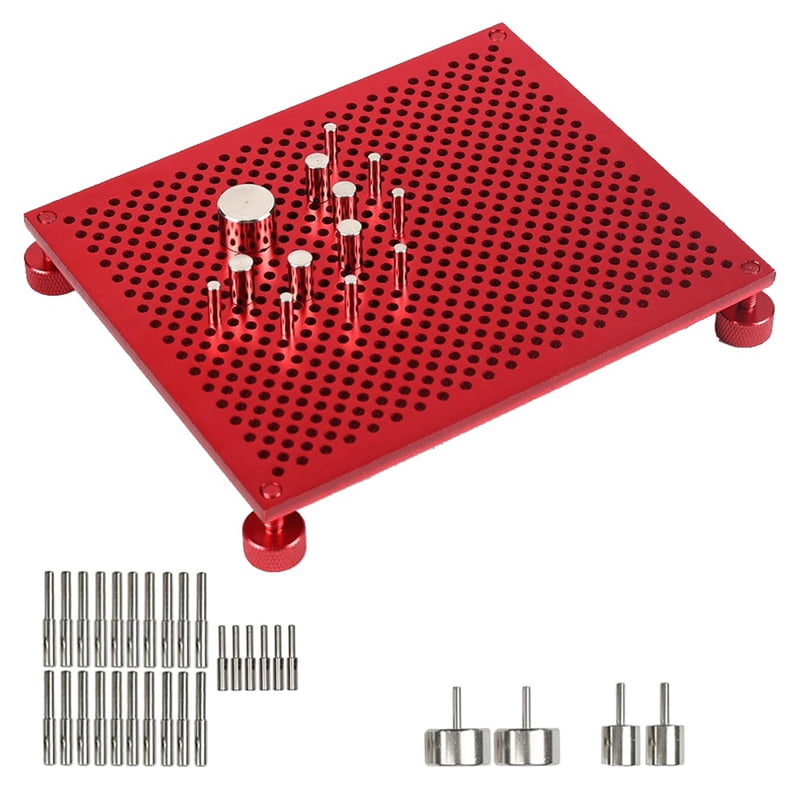 Wire Beading Jig,4.57 X 5.51 Inch Square Jig,30 Metal Pegs for Jewelry ...