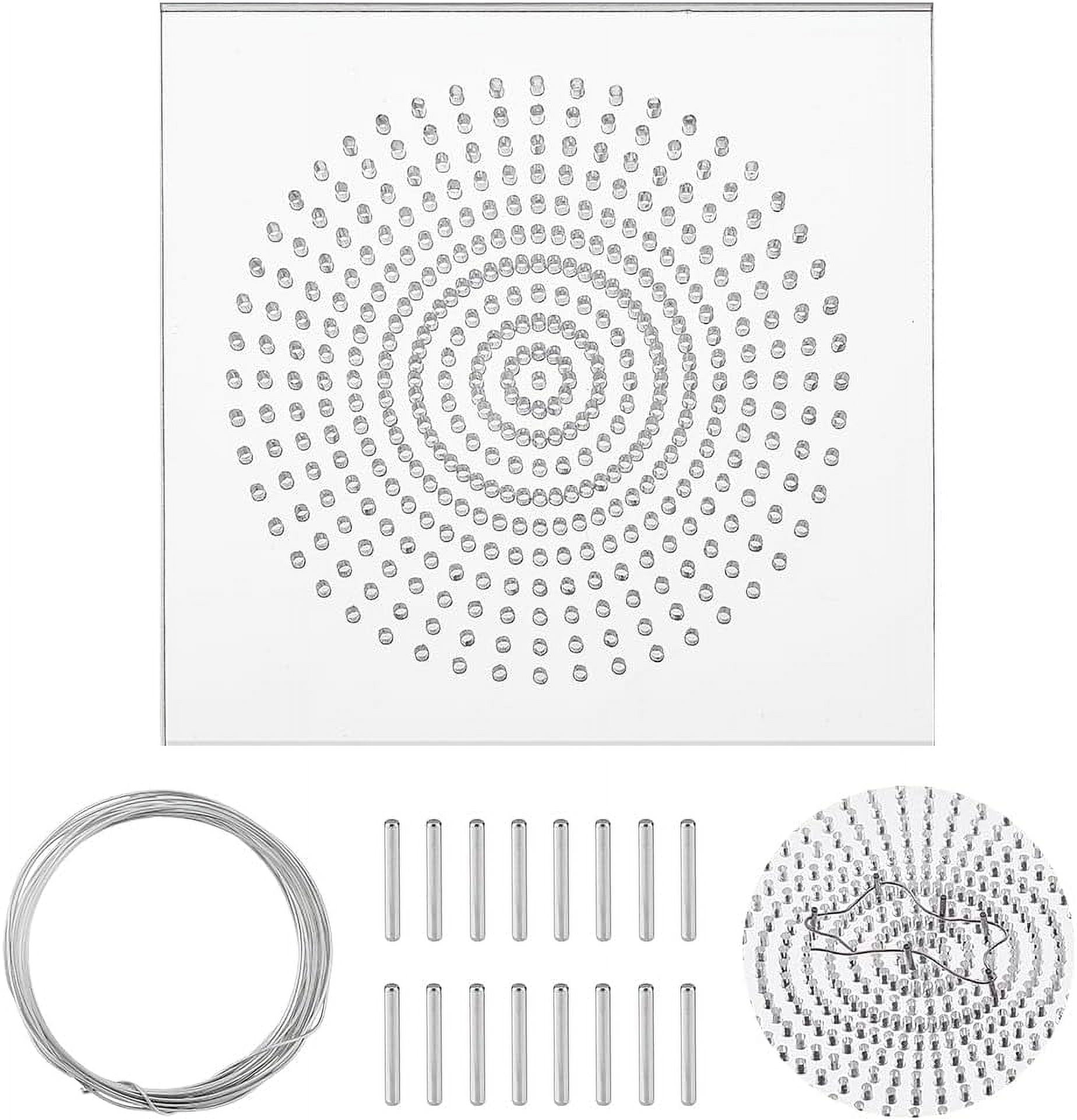 Wire Bending Jig Elements 12.65x12.65cm Square Acrylic Thread Winding ...