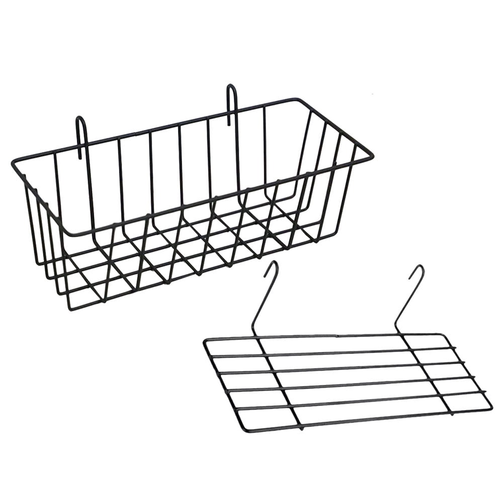 Wire Bin Shelf Multi-purpose Storage Rack Baskets - Walmart.com