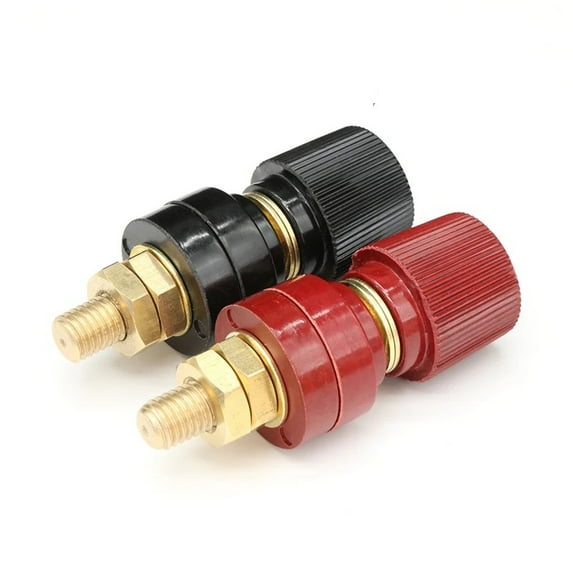 Wire Binding Post Thread Screw M5 M6 M8 M10 Black+Red Set Weld Inverter ...