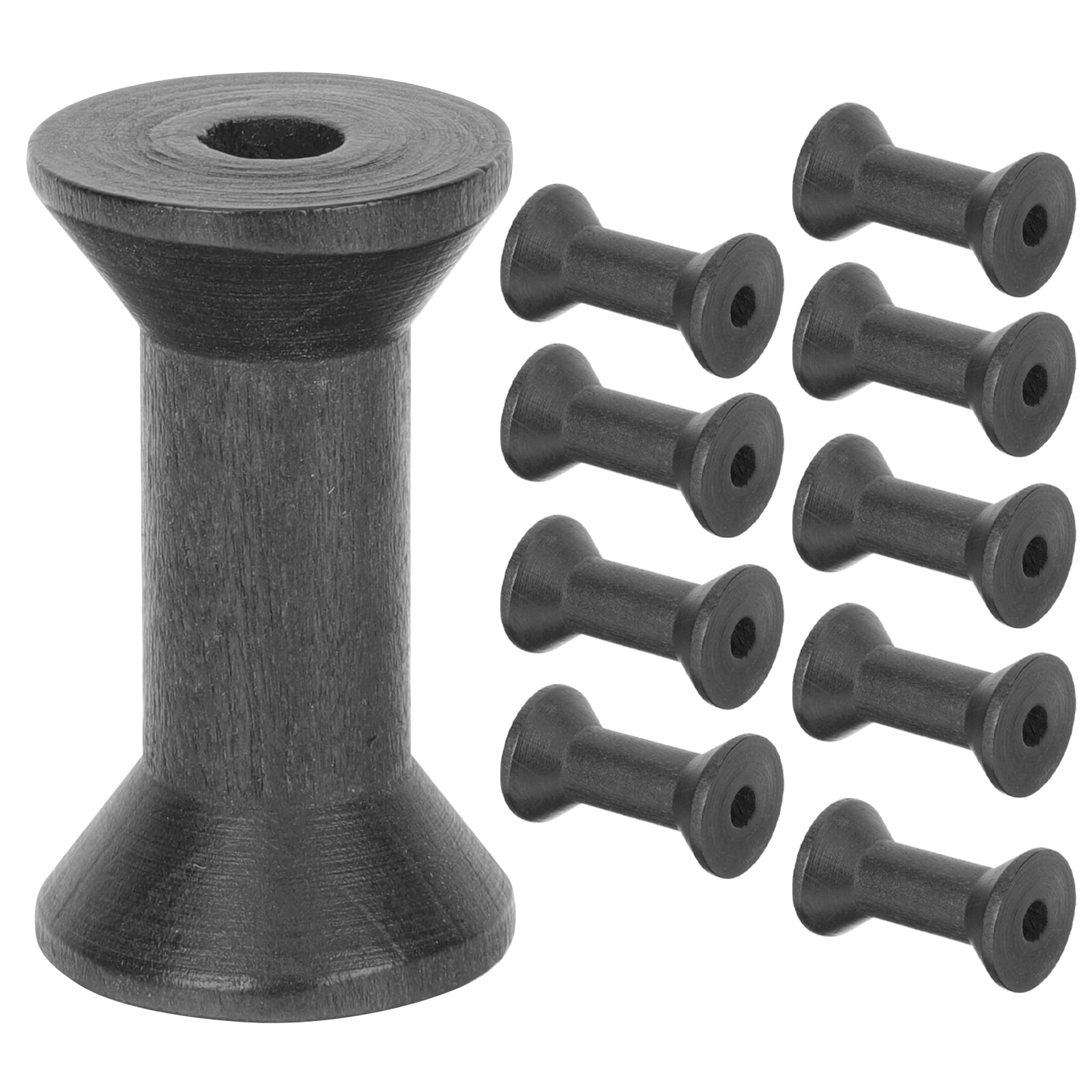 Wire Bobbin Thread Holder Wooden Spools Sewing Machine Bobbins Bracket ...