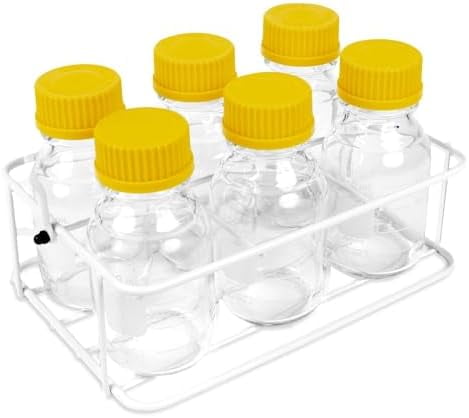 Wire Bottle with Rotating Handle, Holds up to 6 Bottles, HDPE Coated ...