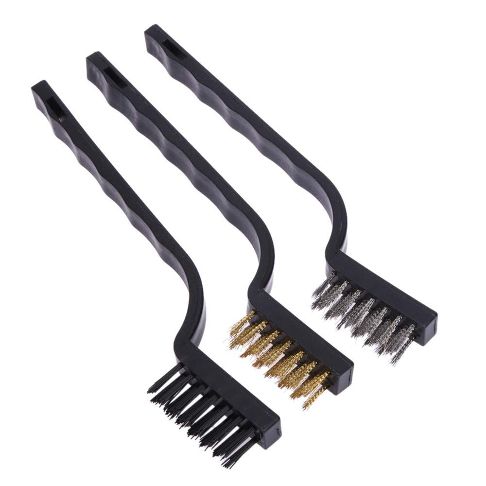 Wire Brushes Steel Wire Brush Brass Wire Brush Mini Wire Brush Set(PP ...