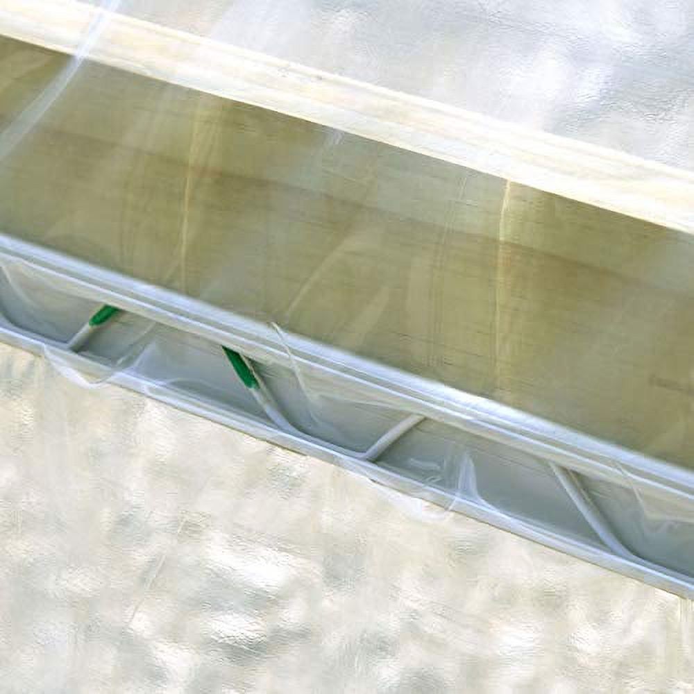 Wire and Channel Kit | 1" x 6.5' Aluminum Greenhouse Channel with 6.5 ...