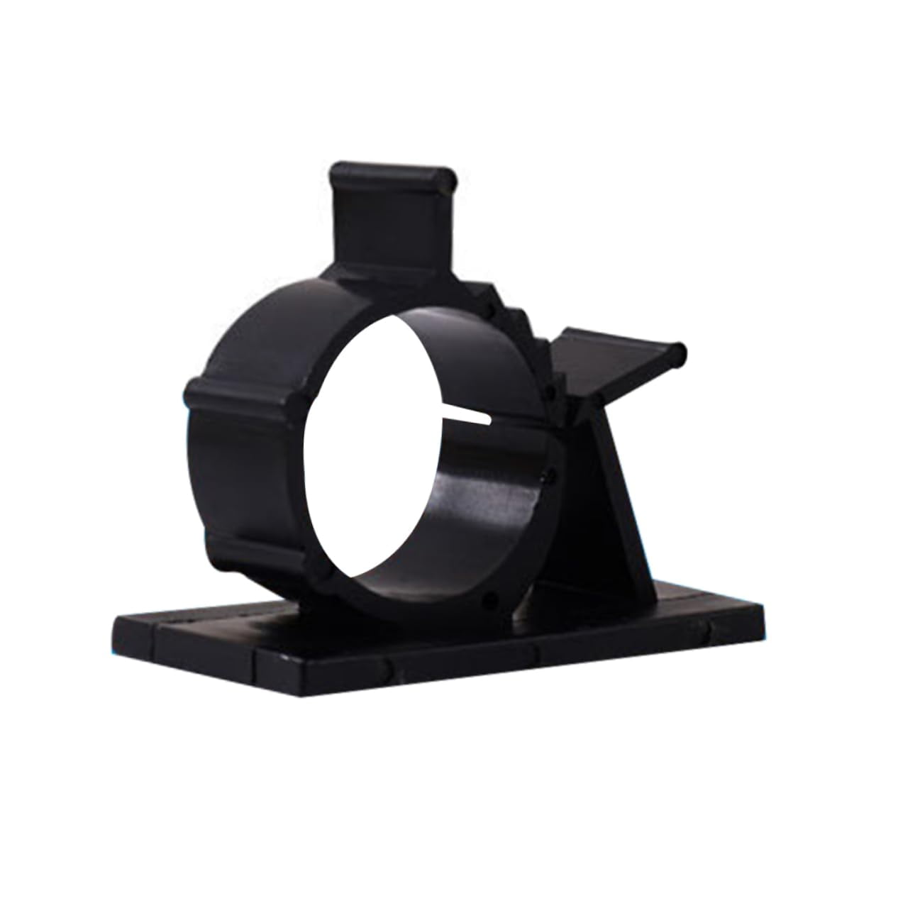 Wire Clips 100 Pcs Plastic Adhesive Black Cable Clips Cord Clips for ...