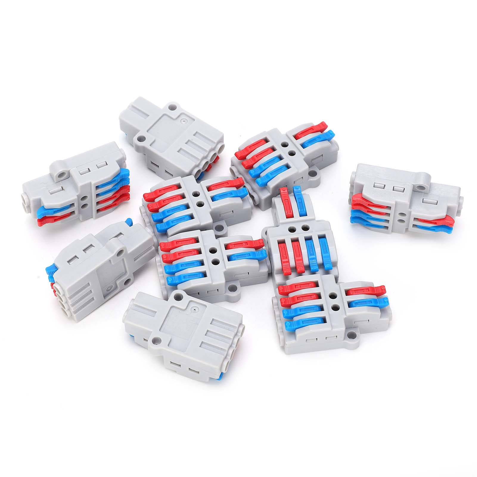 Wire Conductor Connector,10Pcs Wire Conductor Connector 2in4out with ...