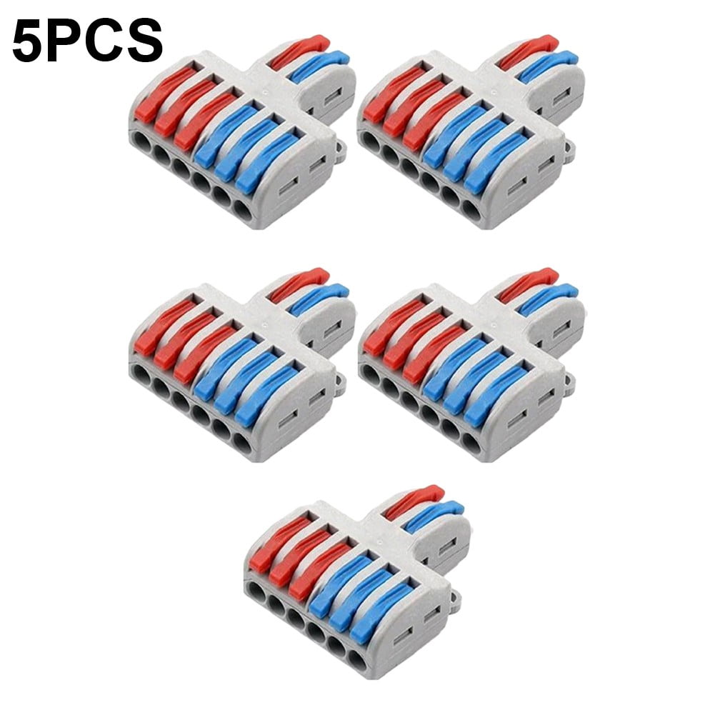 Wire Connector 2 In 4/6 Out Wire Splitter Terminal Electrico Block ...