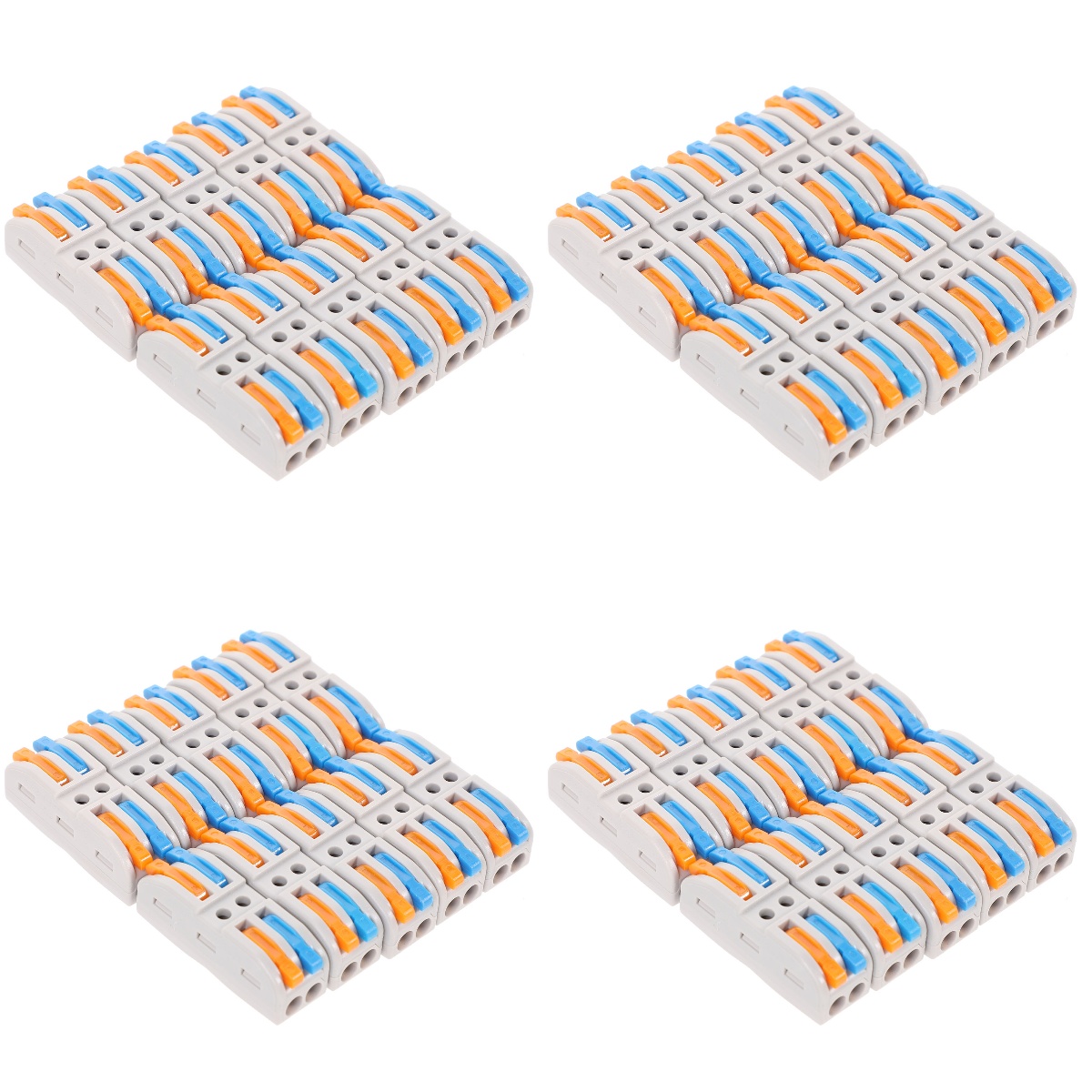 Wire Connector 40 Pcs Small Connectors Electric Splitter Stitching ...