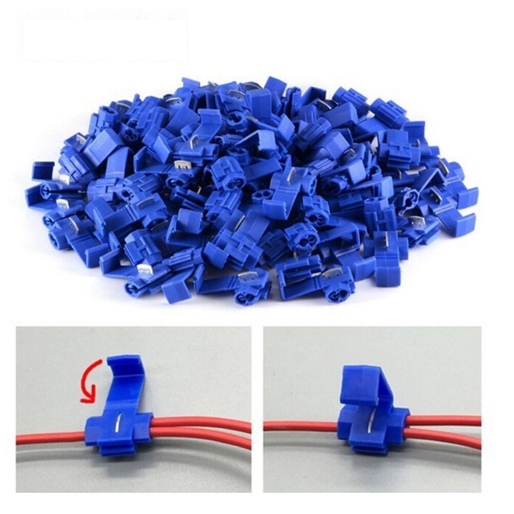 Wire Connector Kit Quick Splice Terminal Connectors Line Clip Cable ...