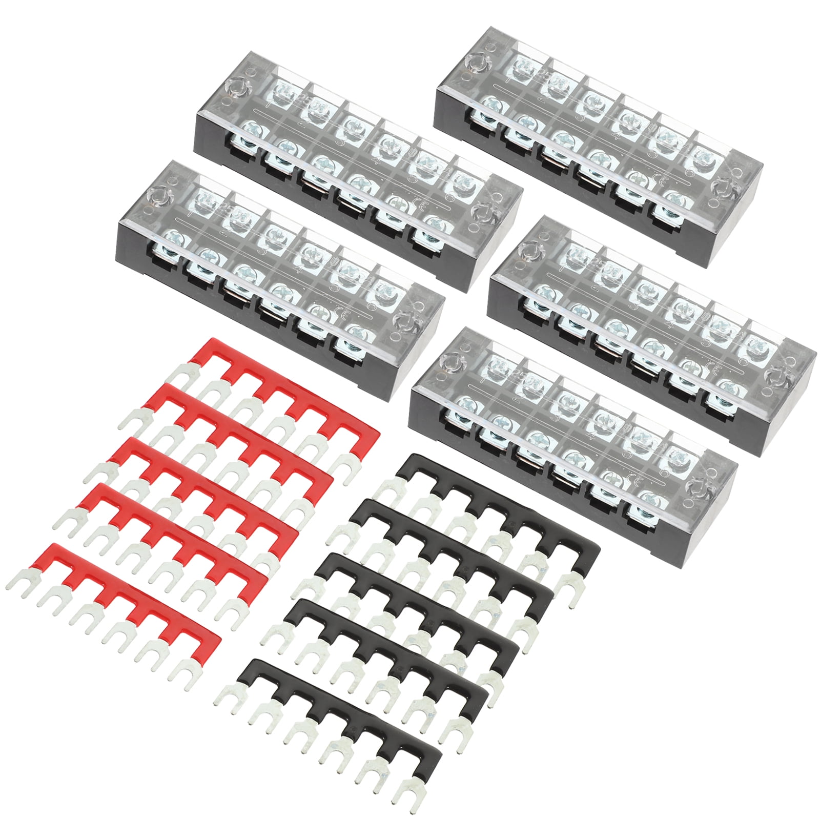 Wire Connectors Terminals Block for Electrical Fuse Crimp Black ...