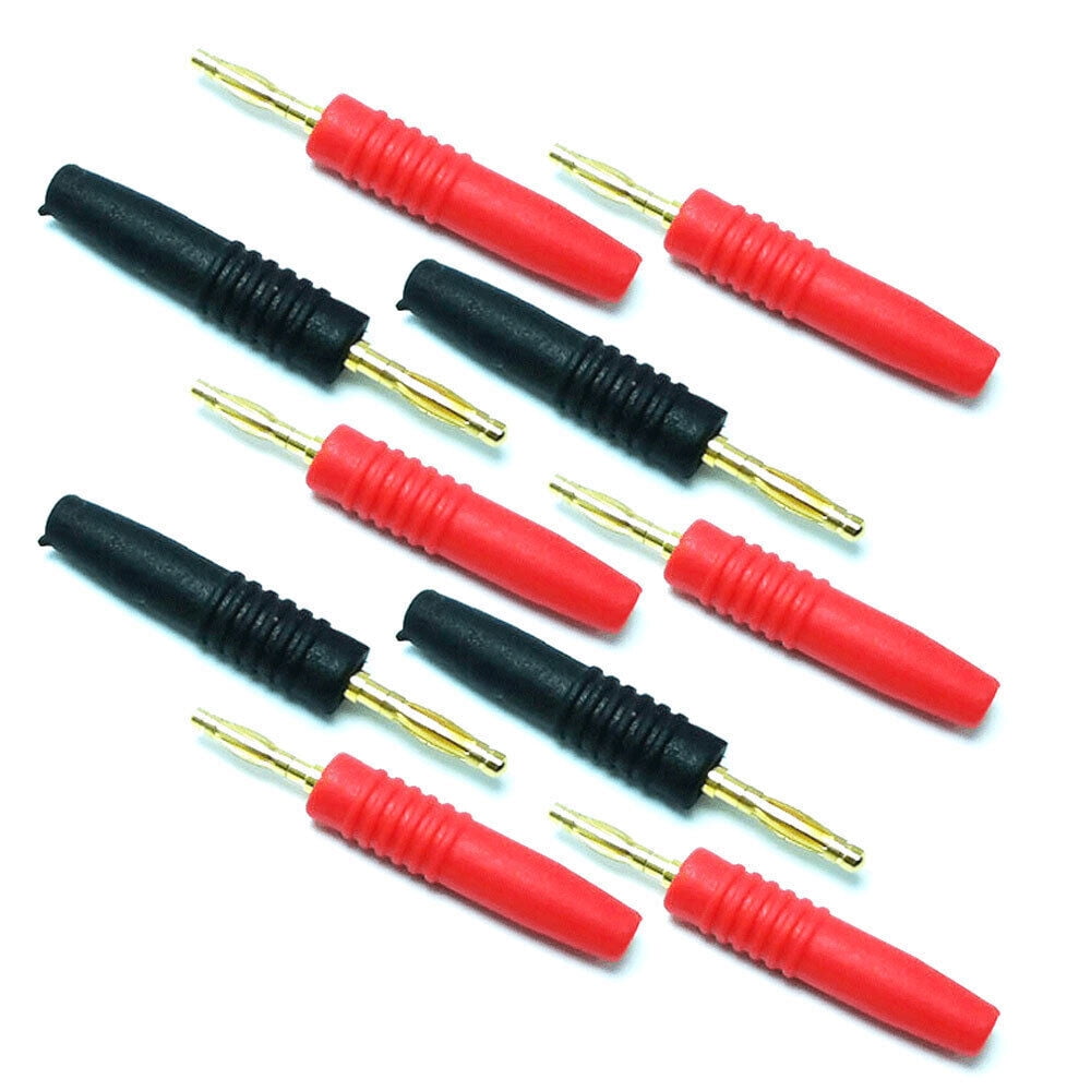 Wire Cord Solder Type 2mm Male Banana Plug Jack Connector Musical ...