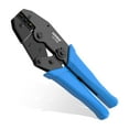 Wire Crimper Ratcheting LEENUE Wire Crimping Tool for Insulated ...