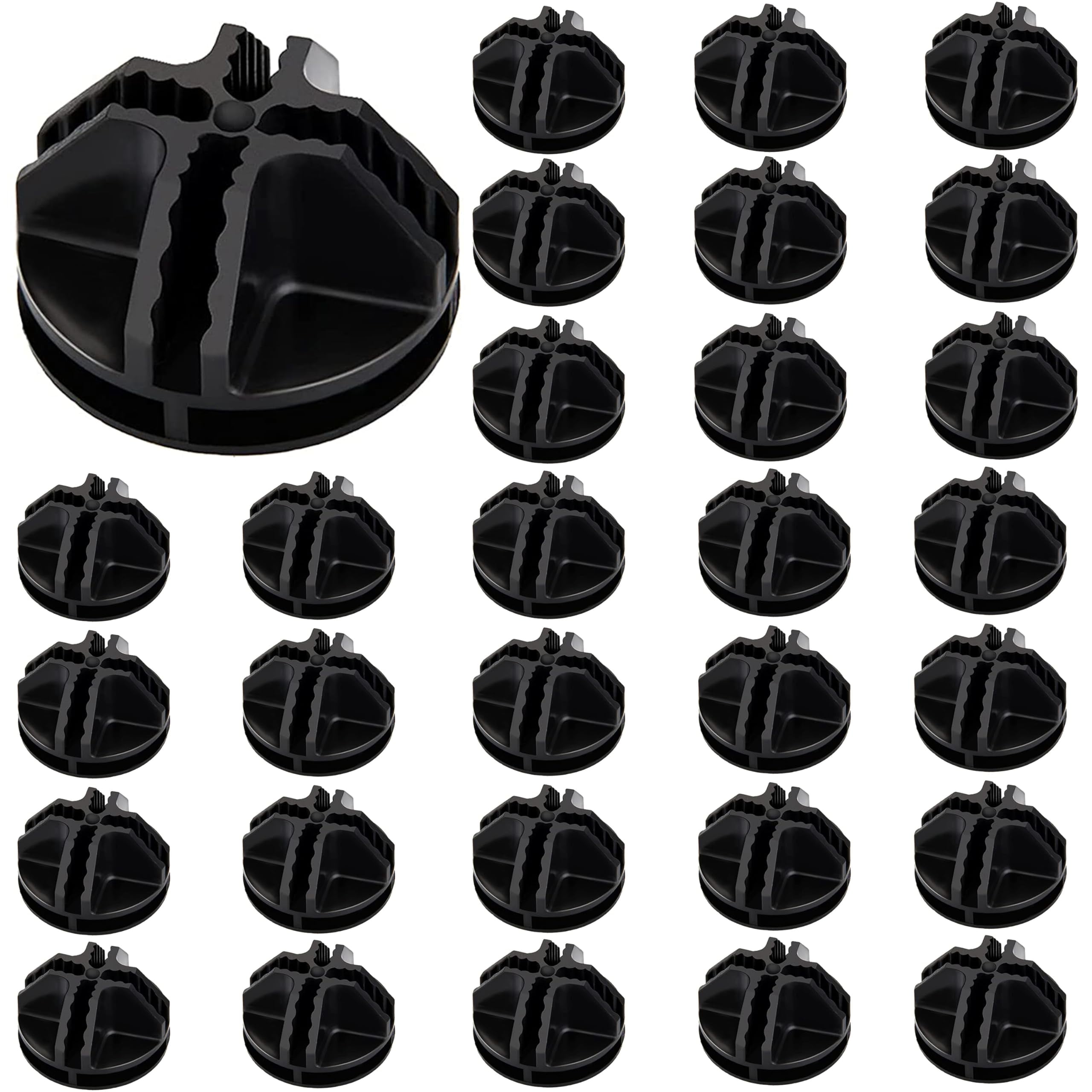 Wire Cube Connectors, 30 Pack Plastic Corner Connectors for DIY Cube ...