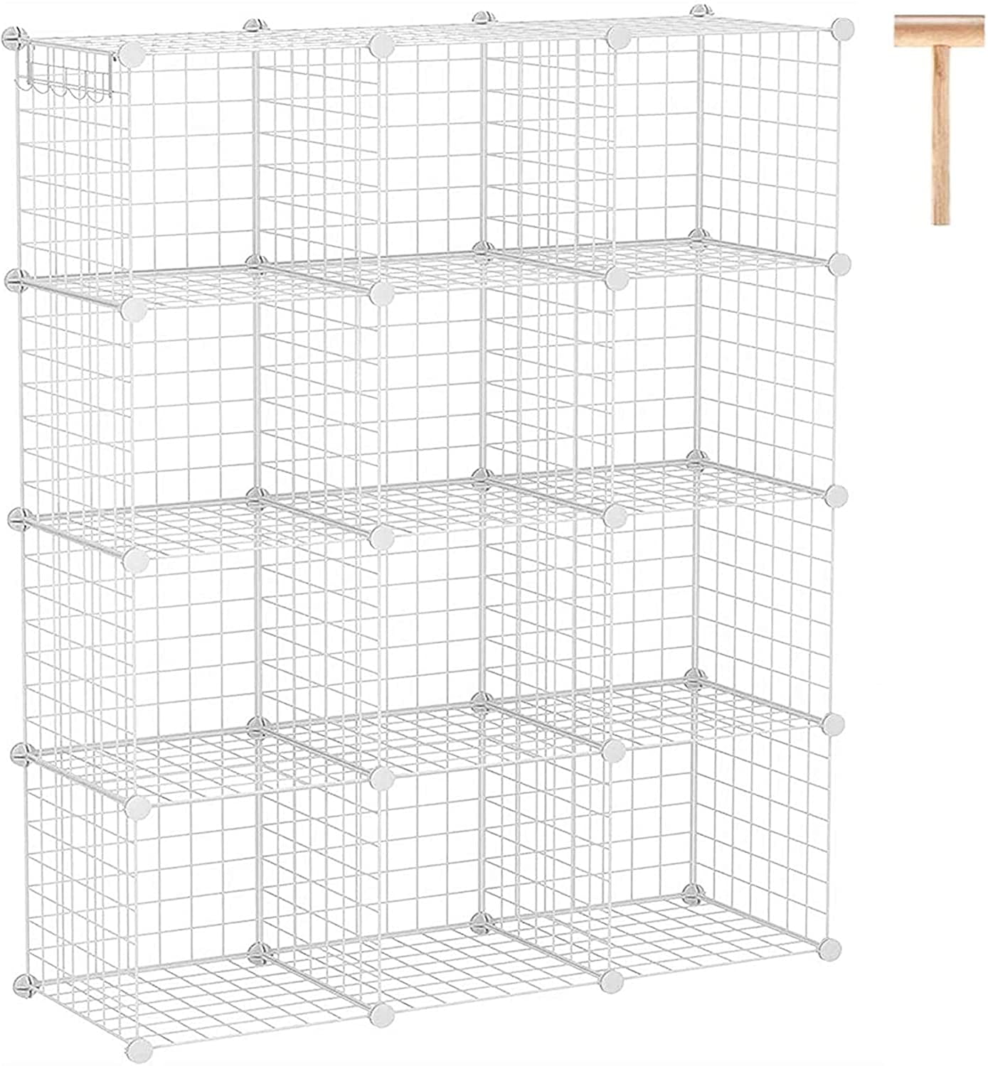 Wire Cube Storage, Cube Storage Organizer Metal, C Grids Storage Bins ...