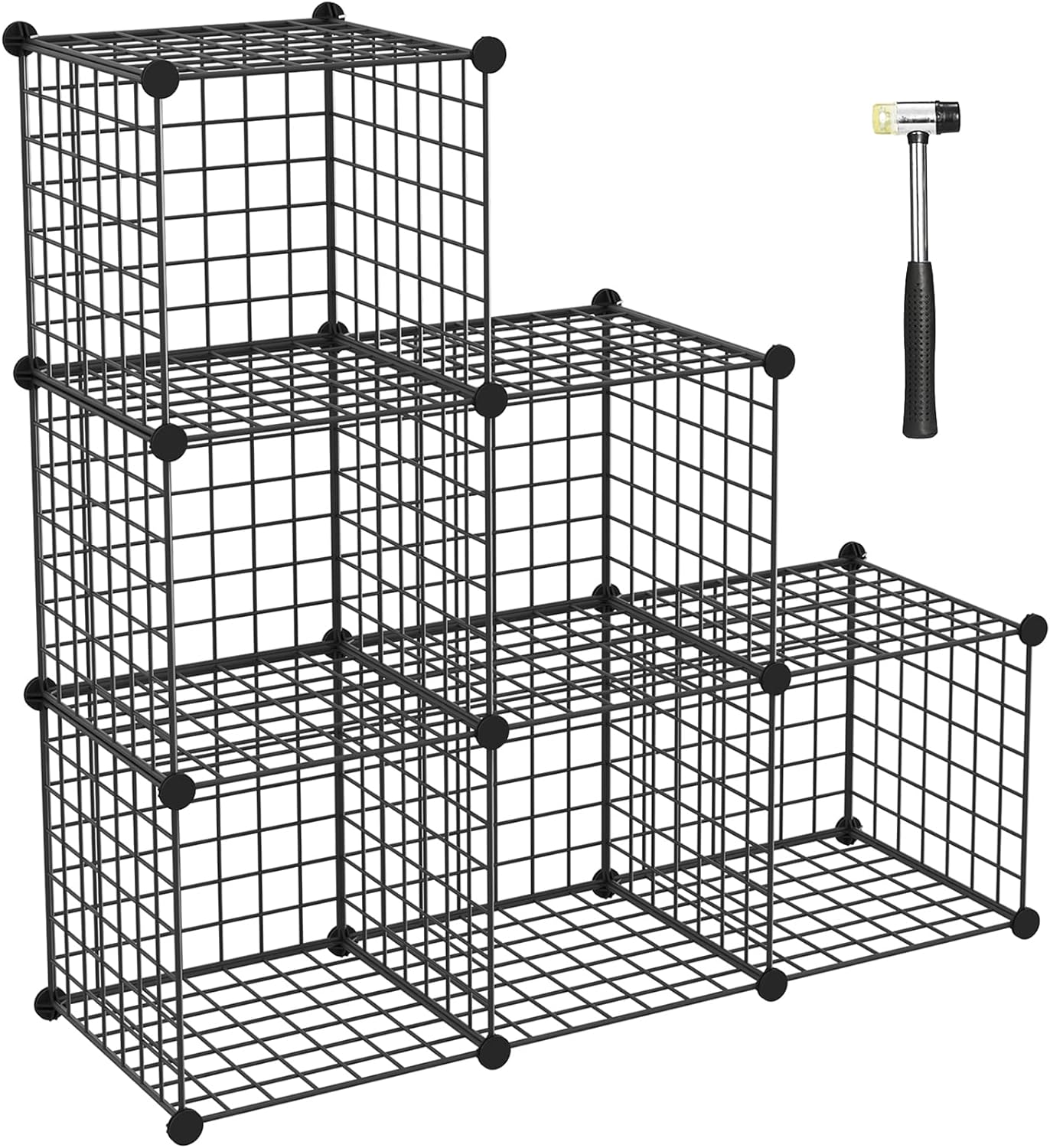 Wire Cube Storage Organizer 12 Cube Metal Grids Storage Shelf Closet