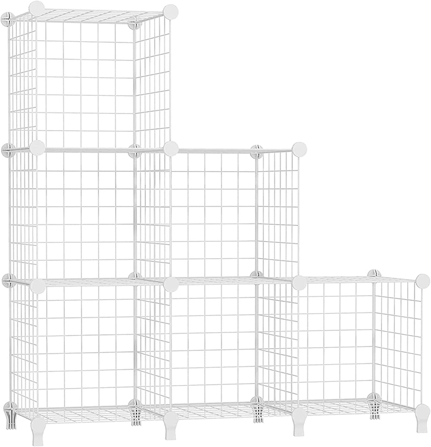 Wire Cube Storage Organizer, Closet Organizers and Storage, Metal 6 ...