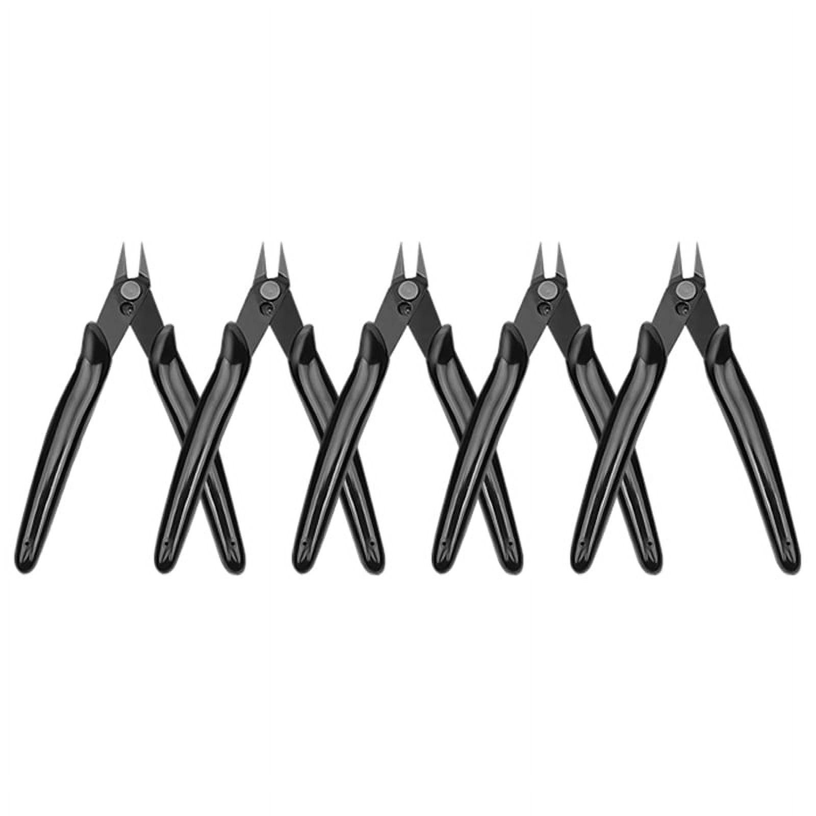 Wire Cutters 5 Inch Cutter Zip Tie Nippers Braces Nail Puller Pliers ...