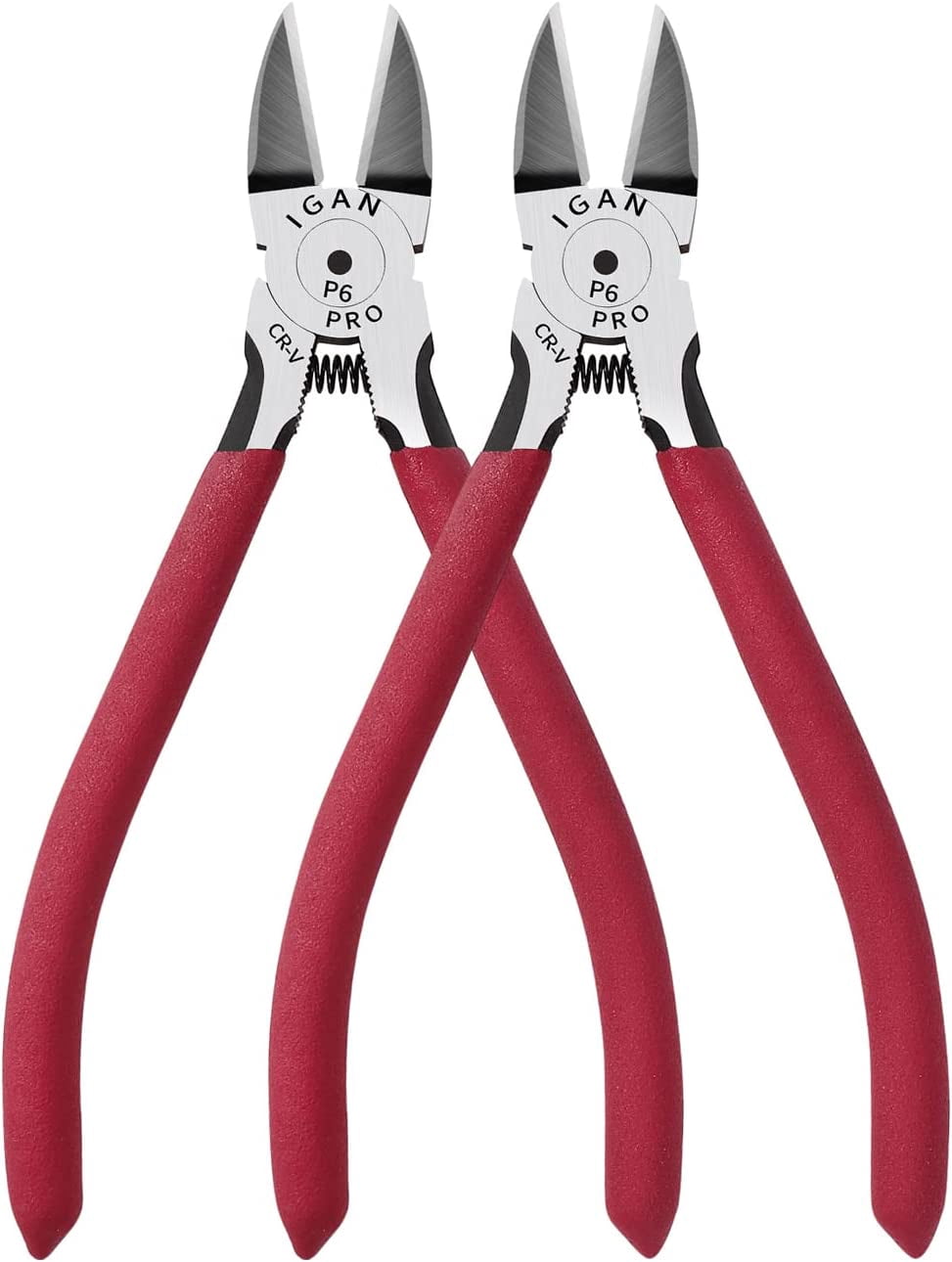 Wire Cutters (Pack of 2), 6-inch Ultra Sharp & Powerful Side-cutting ...